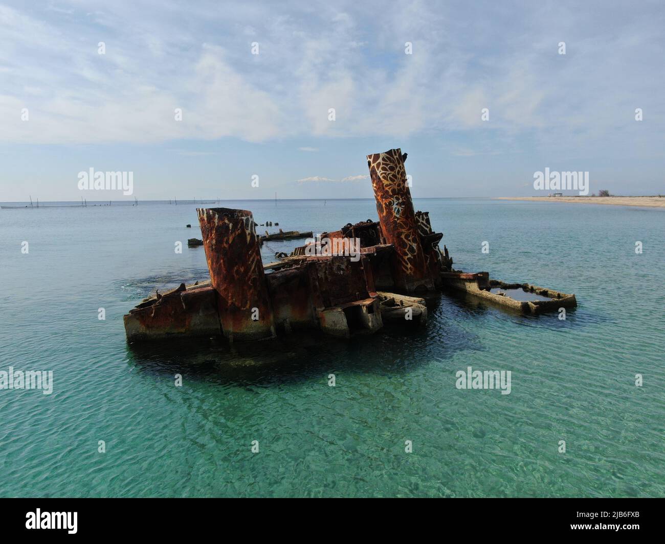 Underwater drone shipwreck hi-res stock photography and images - Alamy