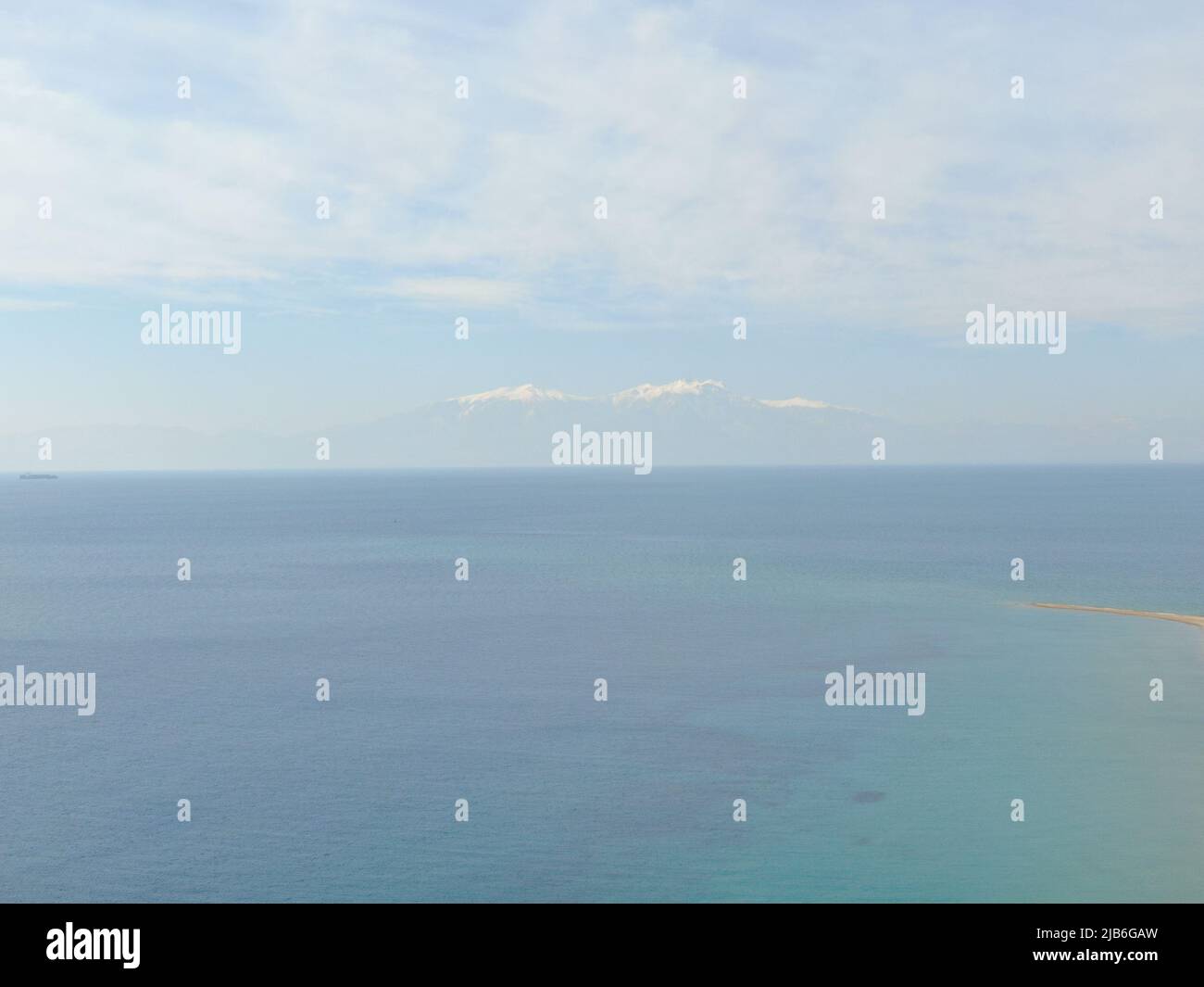 shipwreck of epanomi in halkidiki greece with drone Stock Photo - Alamy