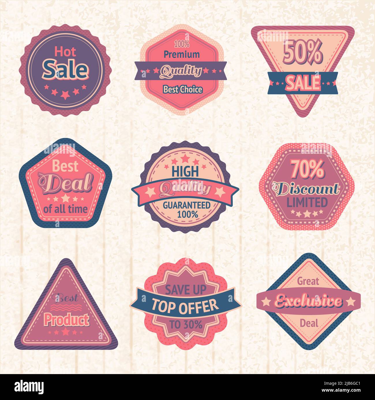 Cardboard badges hi-res stock photography and images - Alamy