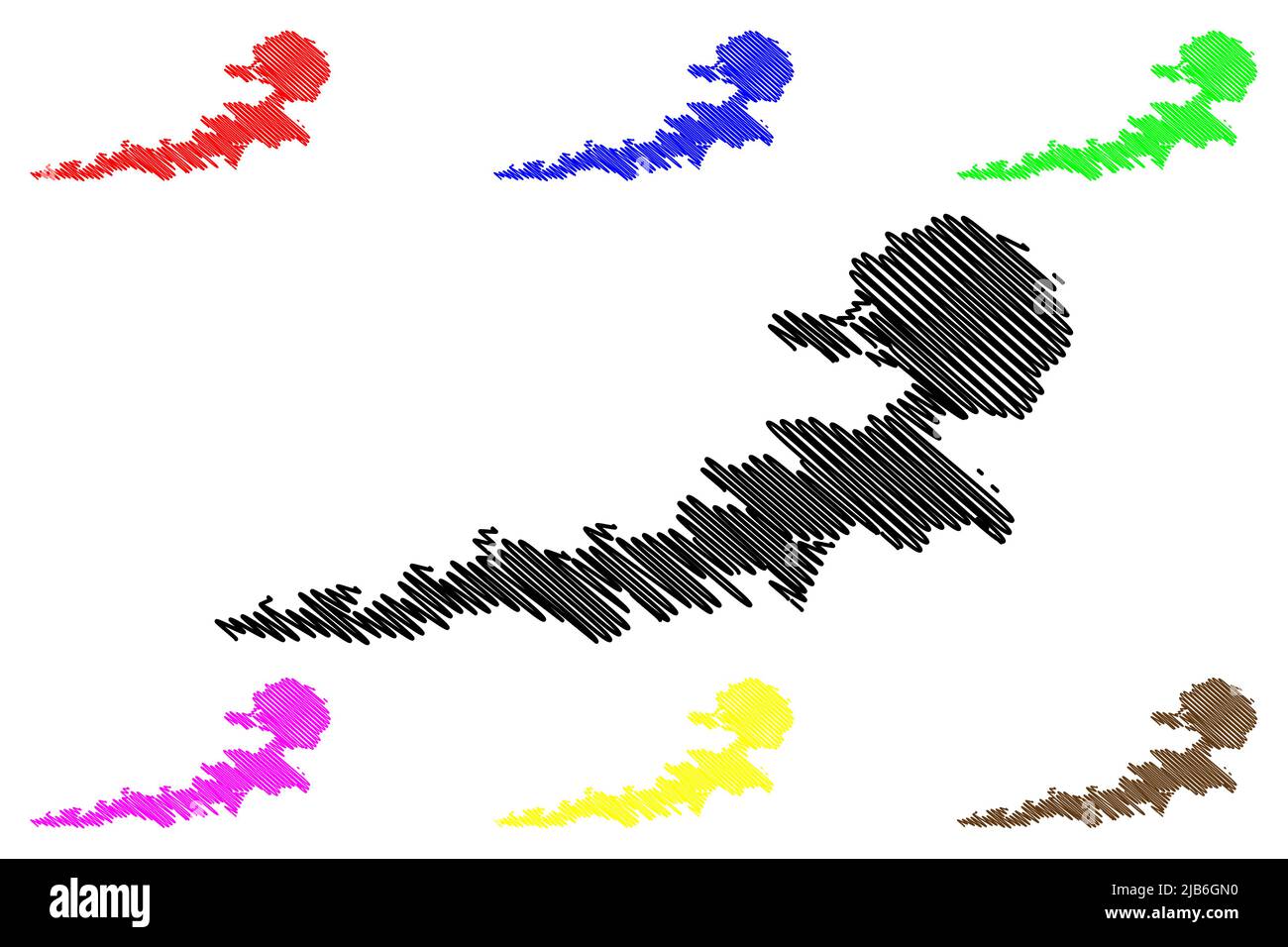 Atka island (United States of America, North America, Alaska, US, USA ...