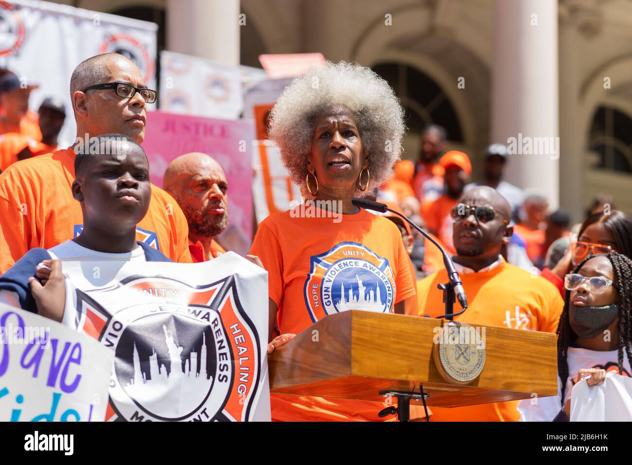Erica Ford joins Gun Violence activist groups as they marched across ...