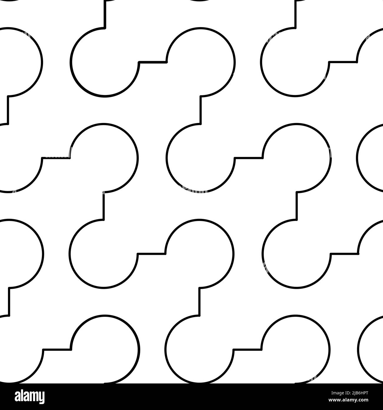 Stock vector seamless pattern of black intersecting lines isolated on white background.Simple ...