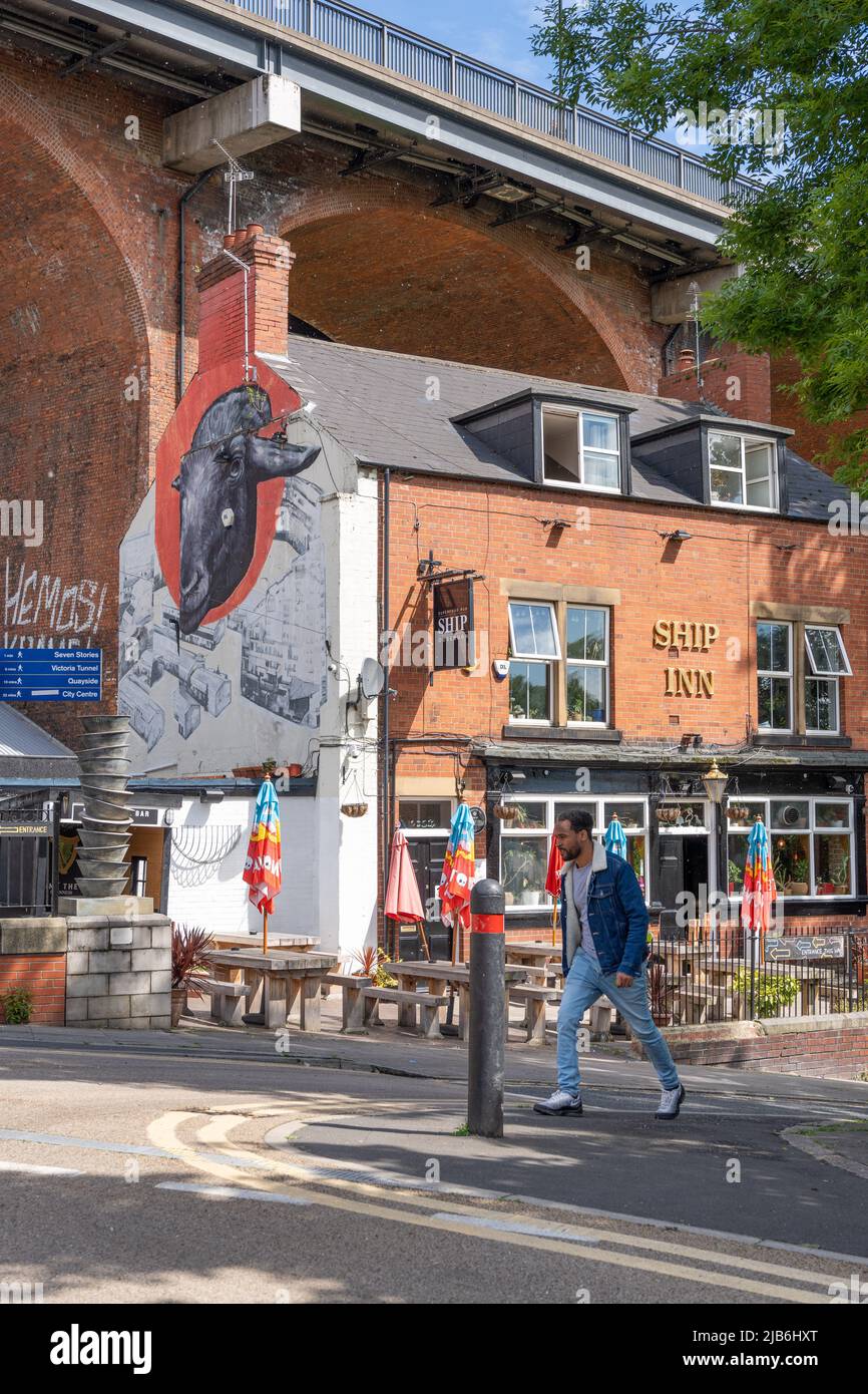 The Ship Inn, under Byker Bridge in the heart of the Ouseburn cultural ...