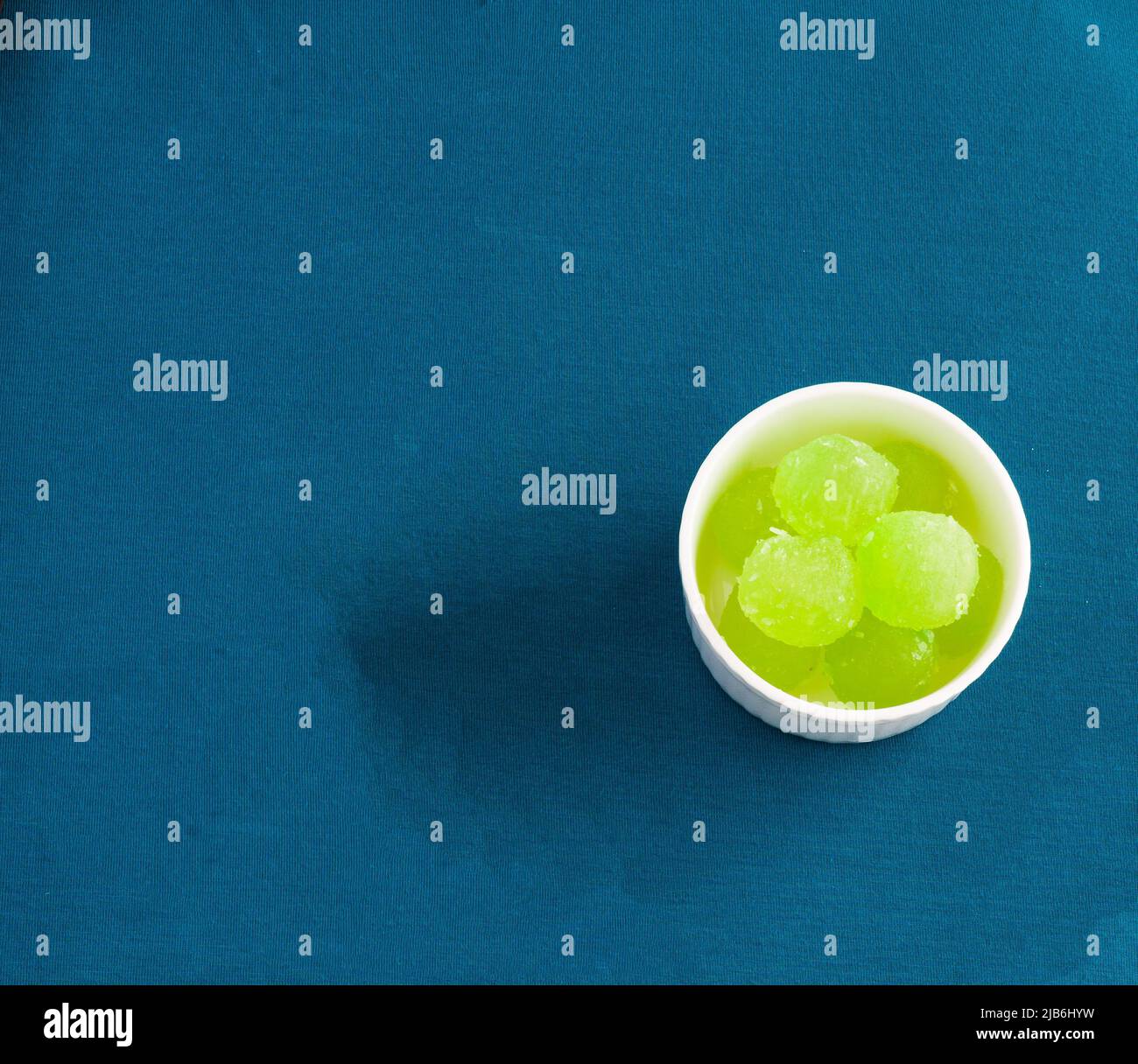 Close-up view of Angoori Petha also called as Agra Kesar Angoori Petha ...