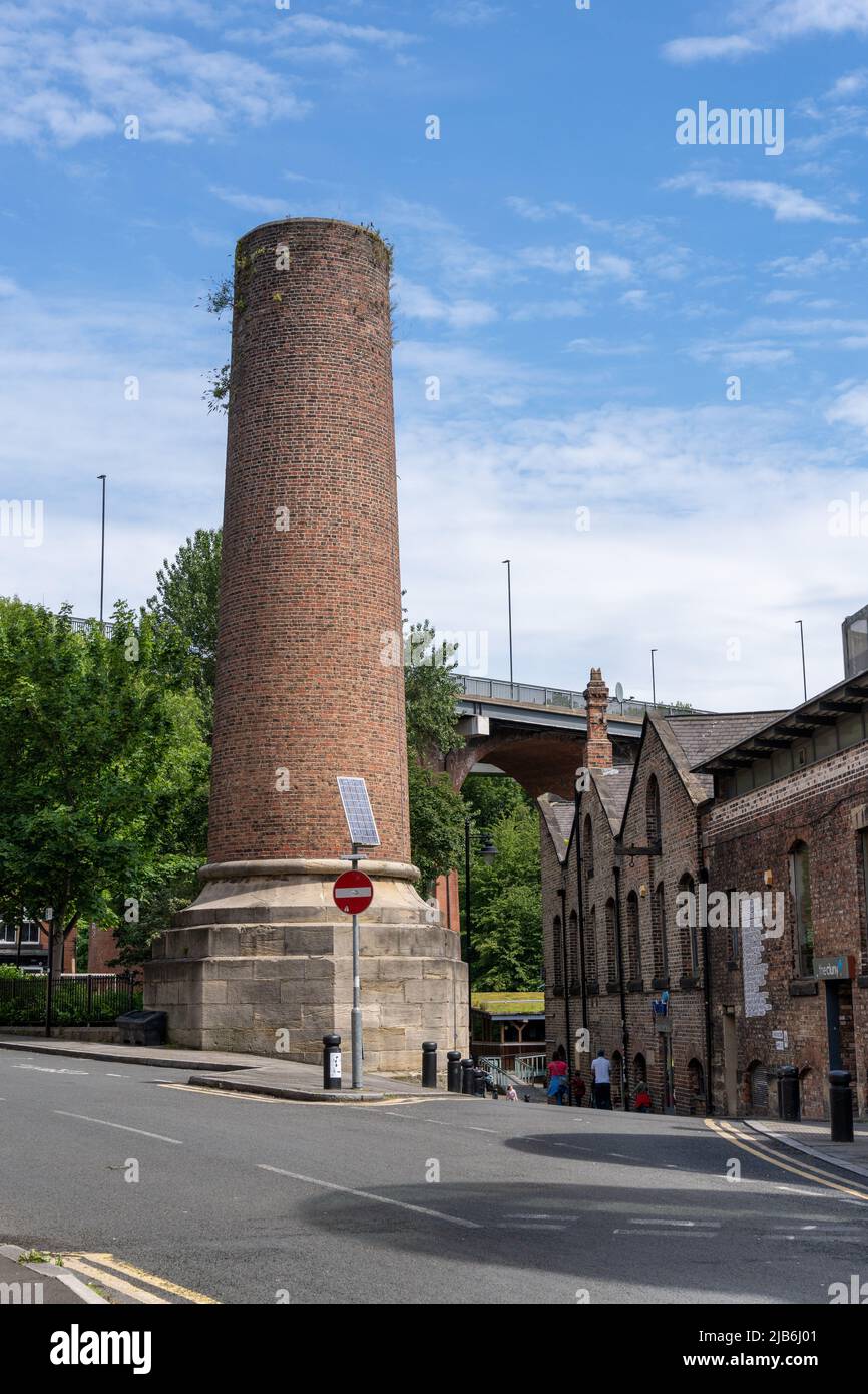 Lime Street Chimney in the Ouseburn cultural quarter, Newcastle upon ...