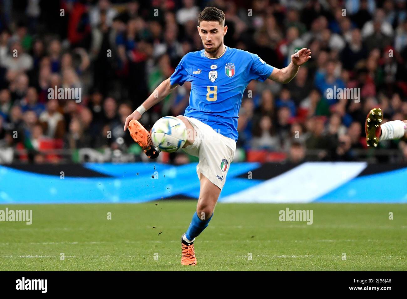 Jorginho Frello Jorge Luiz of Italy in action during the Finalissima ...