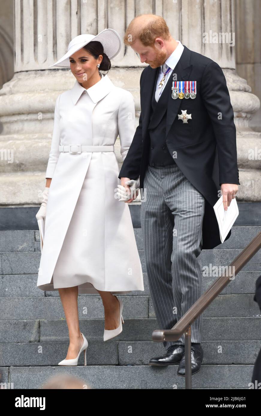 June 3rd, 2022. London, UK. Meghan, The Duchess of Sussex and Prince ...