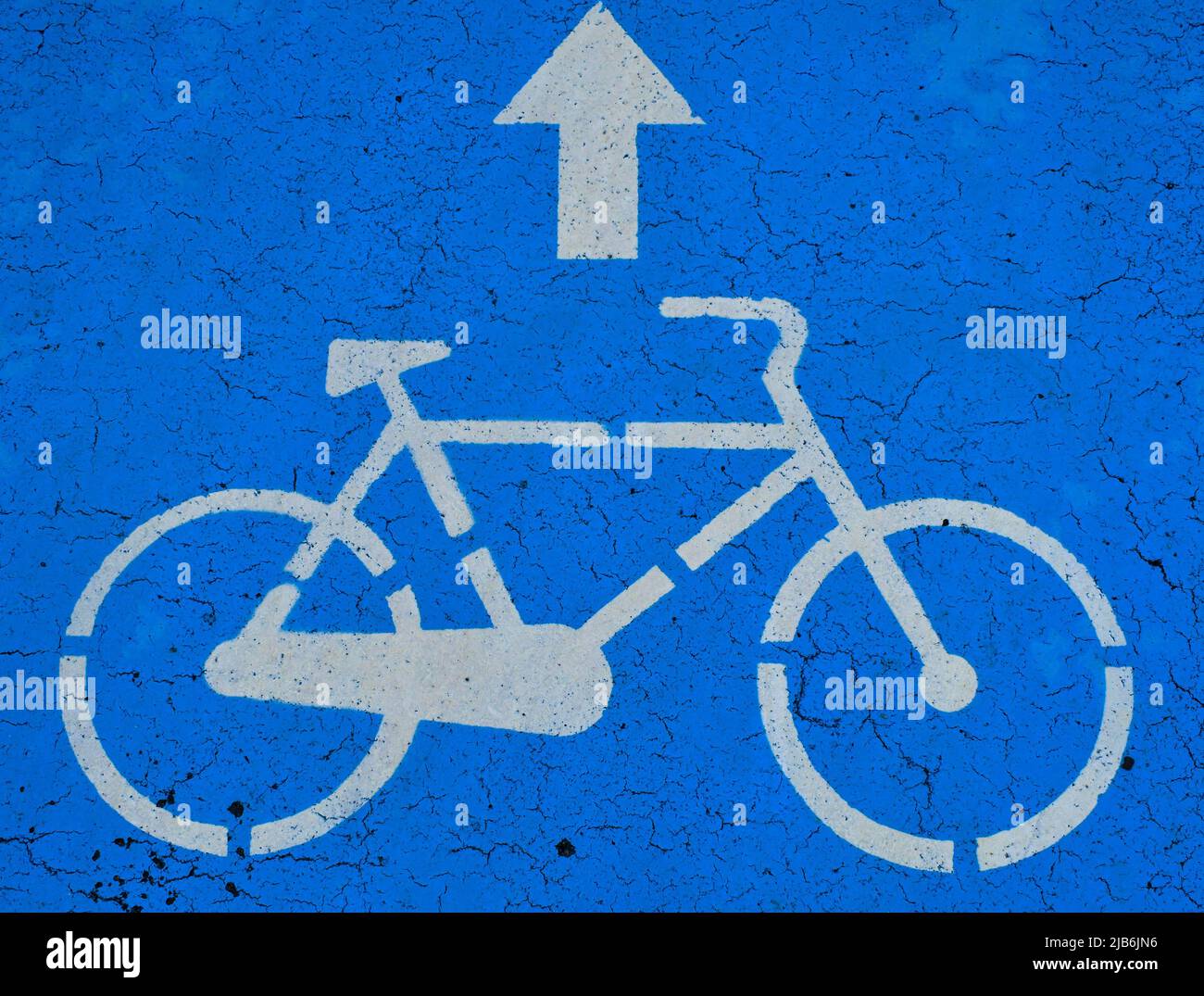 Blue Bicycle Logo Stock Photo - Alamy