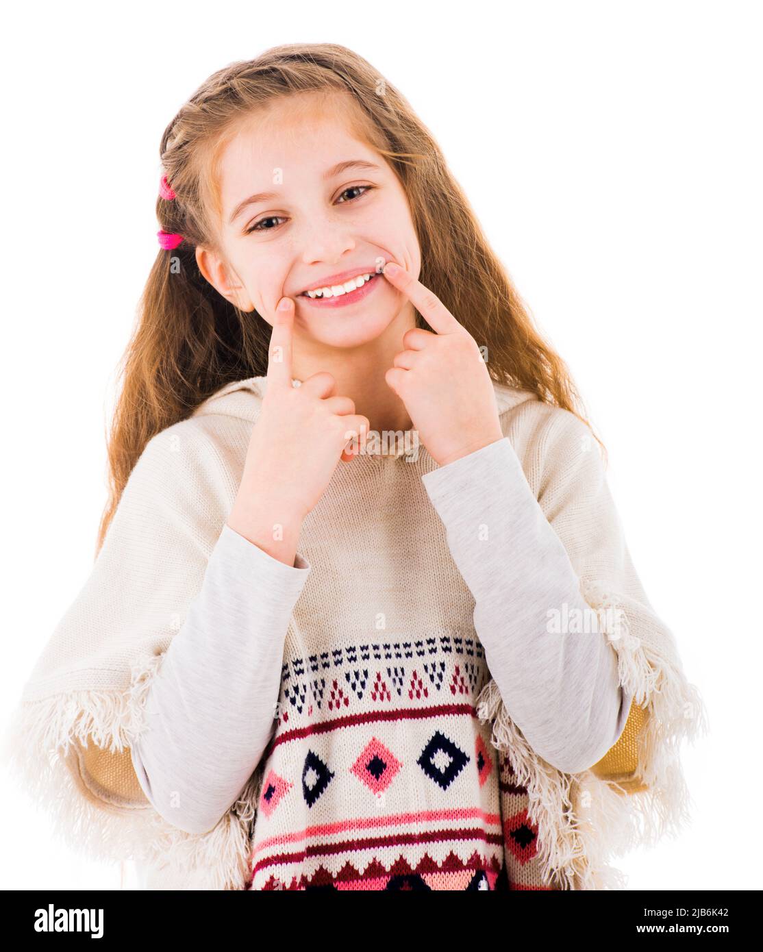 Fingers on cheeks hi-res stock photography and images - Alamy