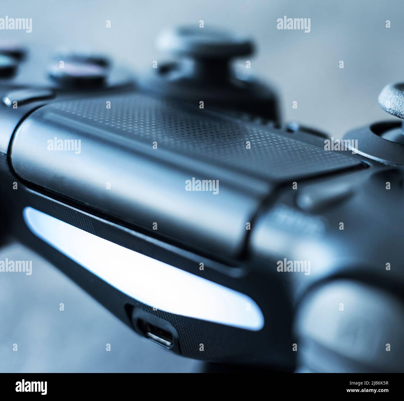Authentic dualshock game controller close-up Stock Photo - Alamy