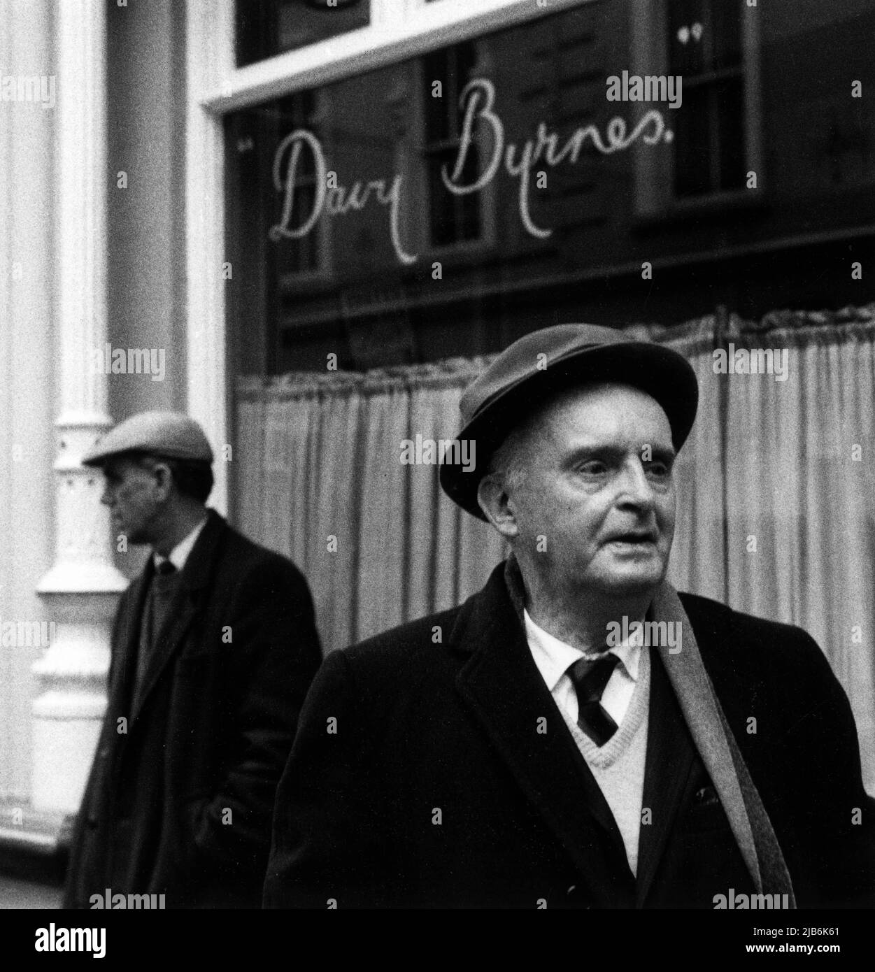 Portrait de l'ecrivain Padraic Colum (1881-1972) a Dublin en 1984 ...