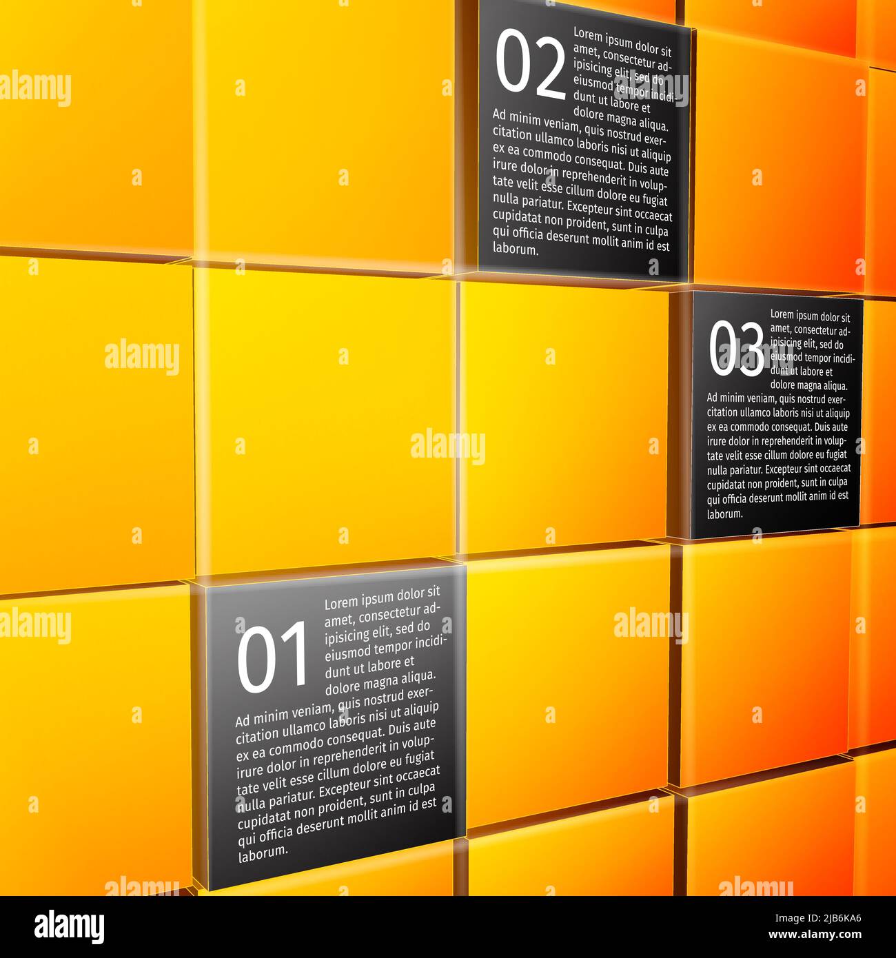 Abstract 3d cubes wall infographic design elements layout template for ...