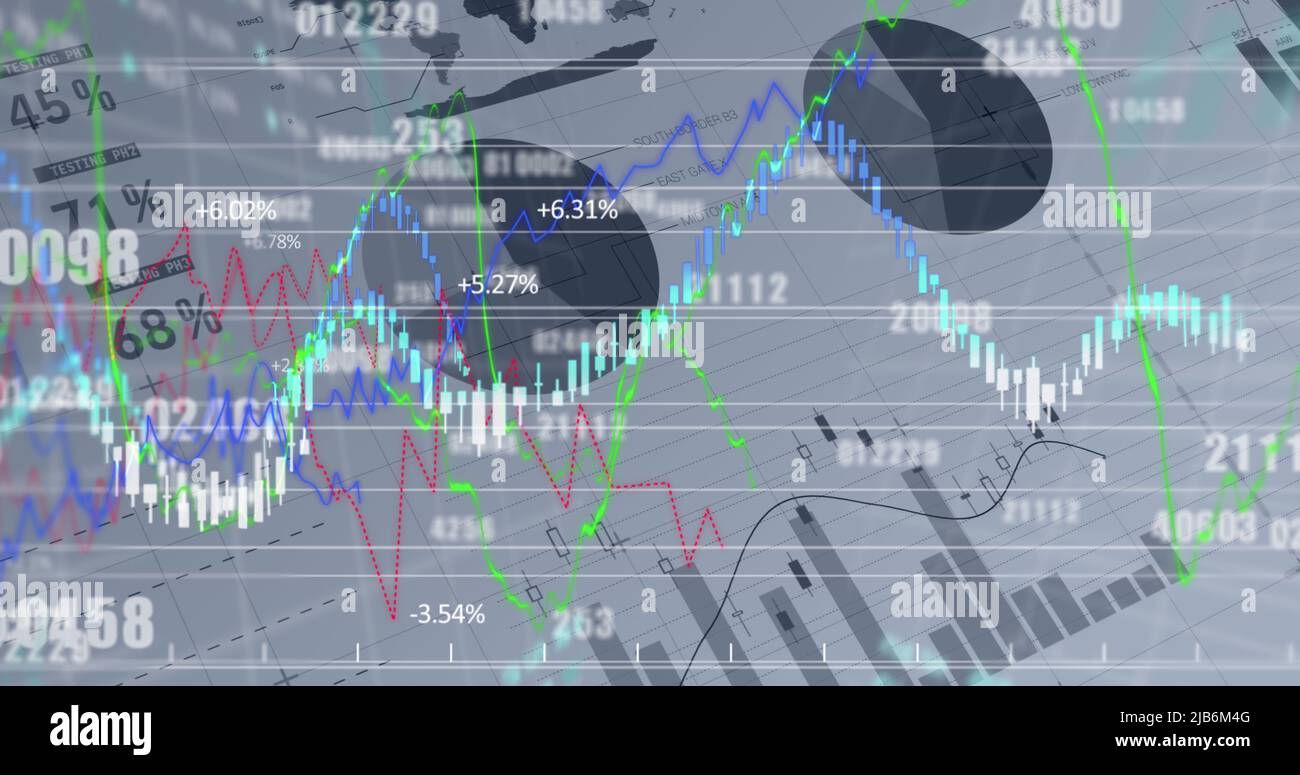 Image of financial data processing, statistics and numbers Stock Photo ...