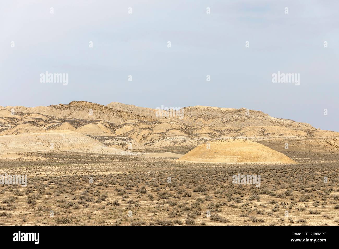 Spectacular Remote, dry plain of southern Vashlovani national park near ...