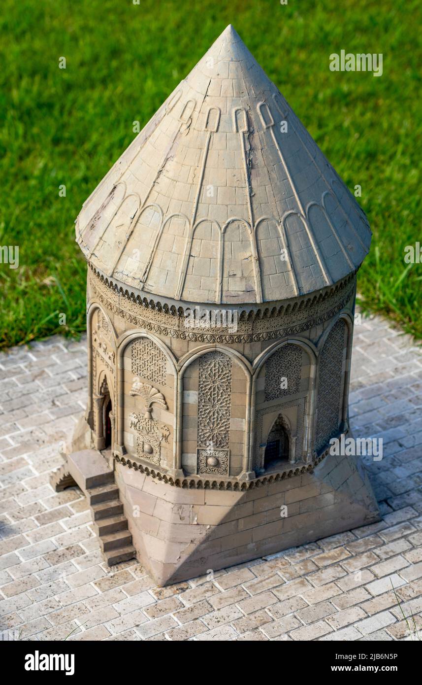 Doner Kumbet (Kayseri) in Miniaturk Park of Istanbul, Turkey Stock ... Doner Kumbet (Kayseri) in Miniaturk Park of Istanbul, Turkey Stock ...