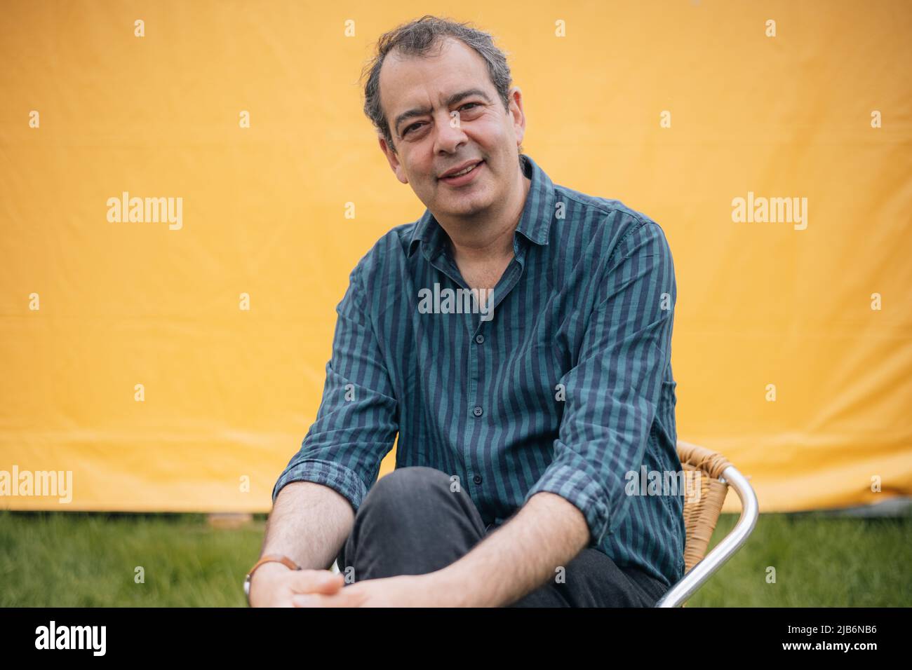 Hay-on-Wye, Wales, UK. 3rd June, 2022. David Runciman Portrait at Hay ...