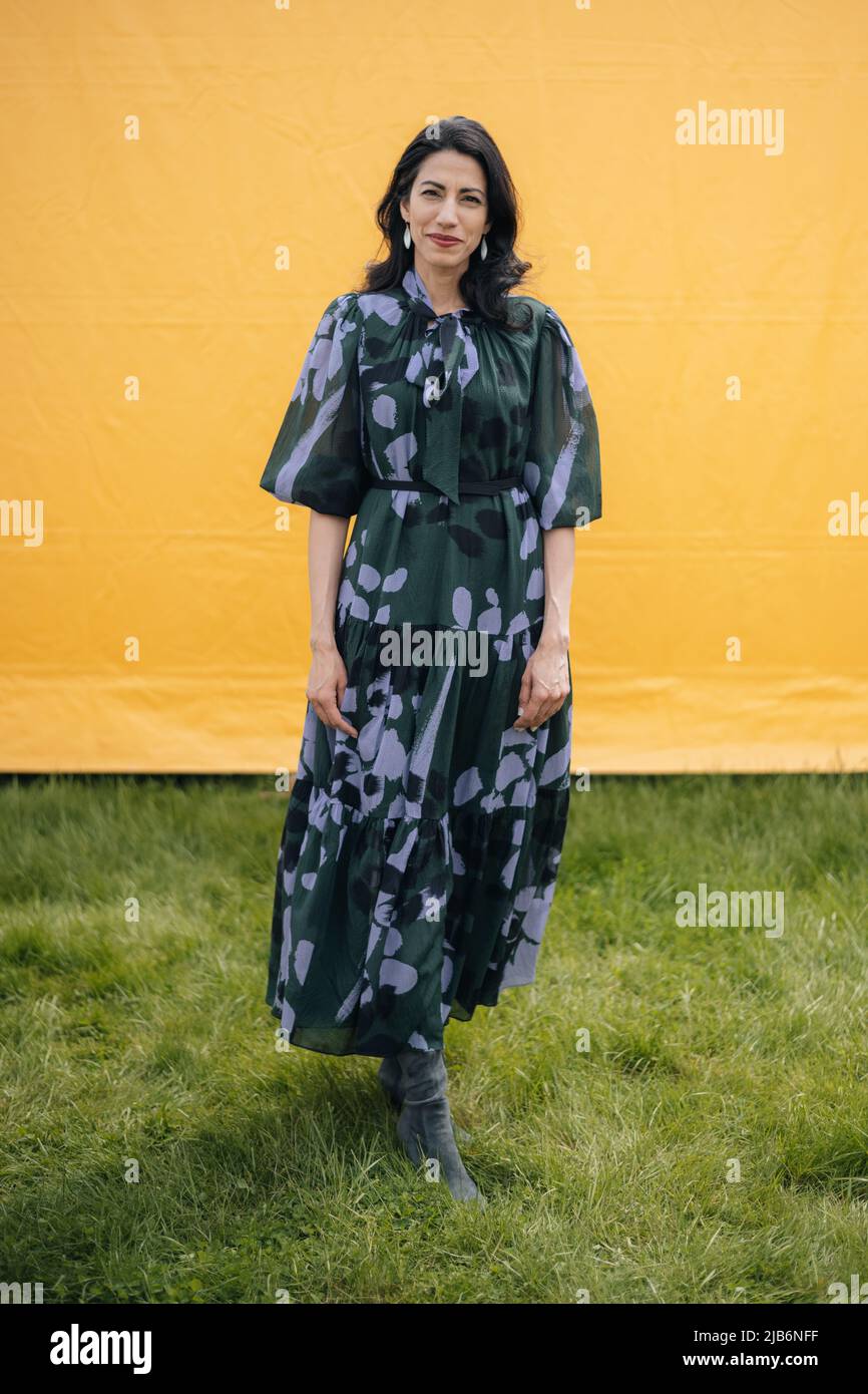Hay-on-Wye, Wales, UK. 3rd June, 2022. Huma Abedin Portrait at Hay ...