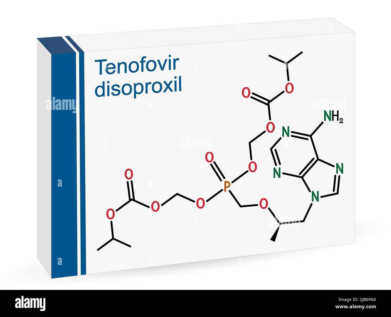 Tenofovir disoproxil molecule. Used in the treatment of hepatitis B ...