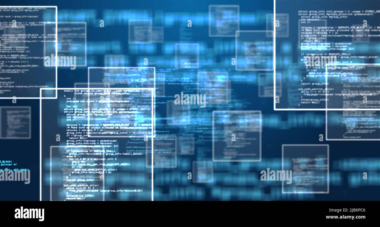 Image of data processing over black background Stock Photo - Alamy