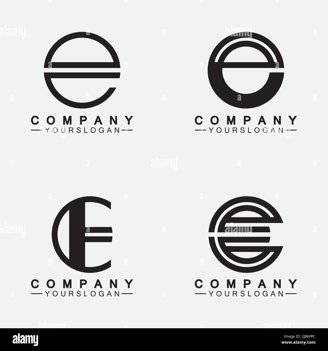 Letter E logo icon design template Stock Vector Image & Art - Alamy