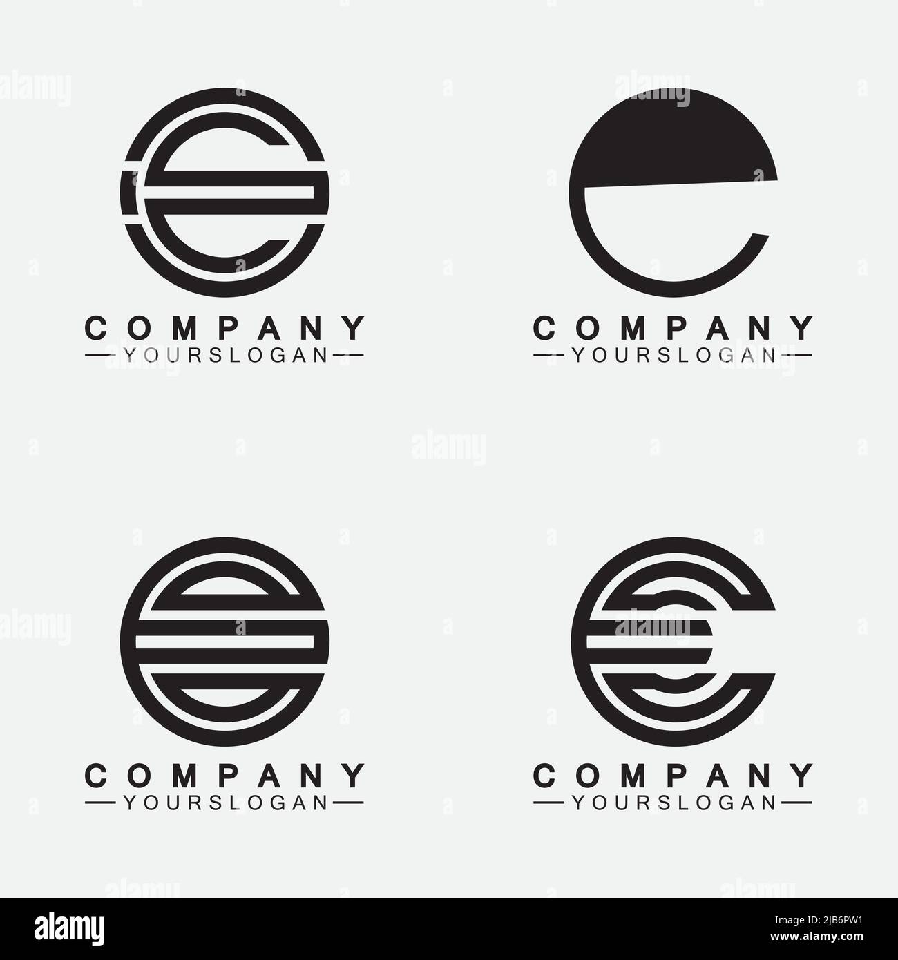 Letter E logo icon design template Stock Vector Image & Art - Alamy