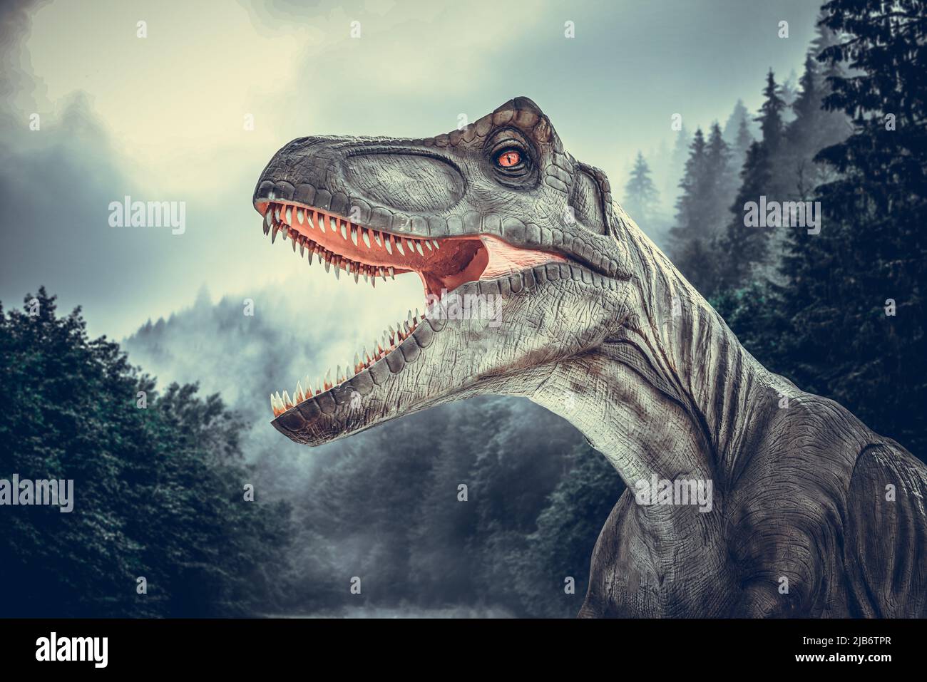 Prehistoric forest background hi-res stock photography and images - Alamy