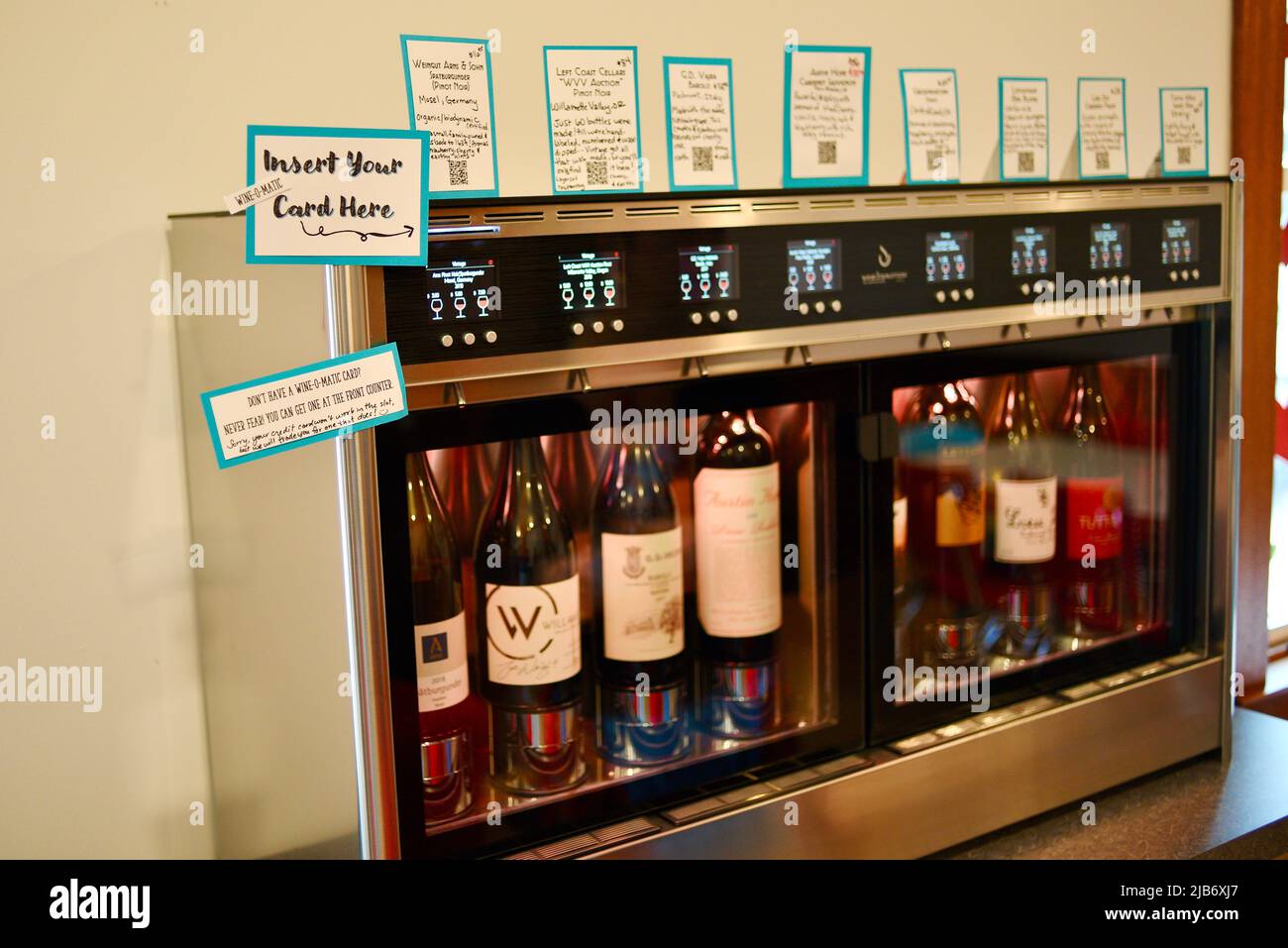 Innovative automated wine preservation and dispensing system, Wine-E ...