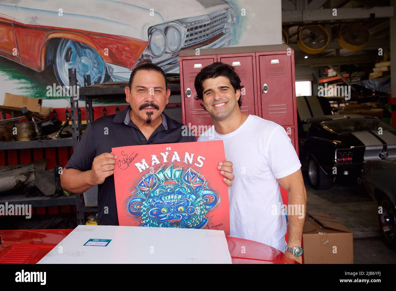 MIAMI, FL - JUNE 2: Emilio Rivera and Mijares attend the unveiling of a ...