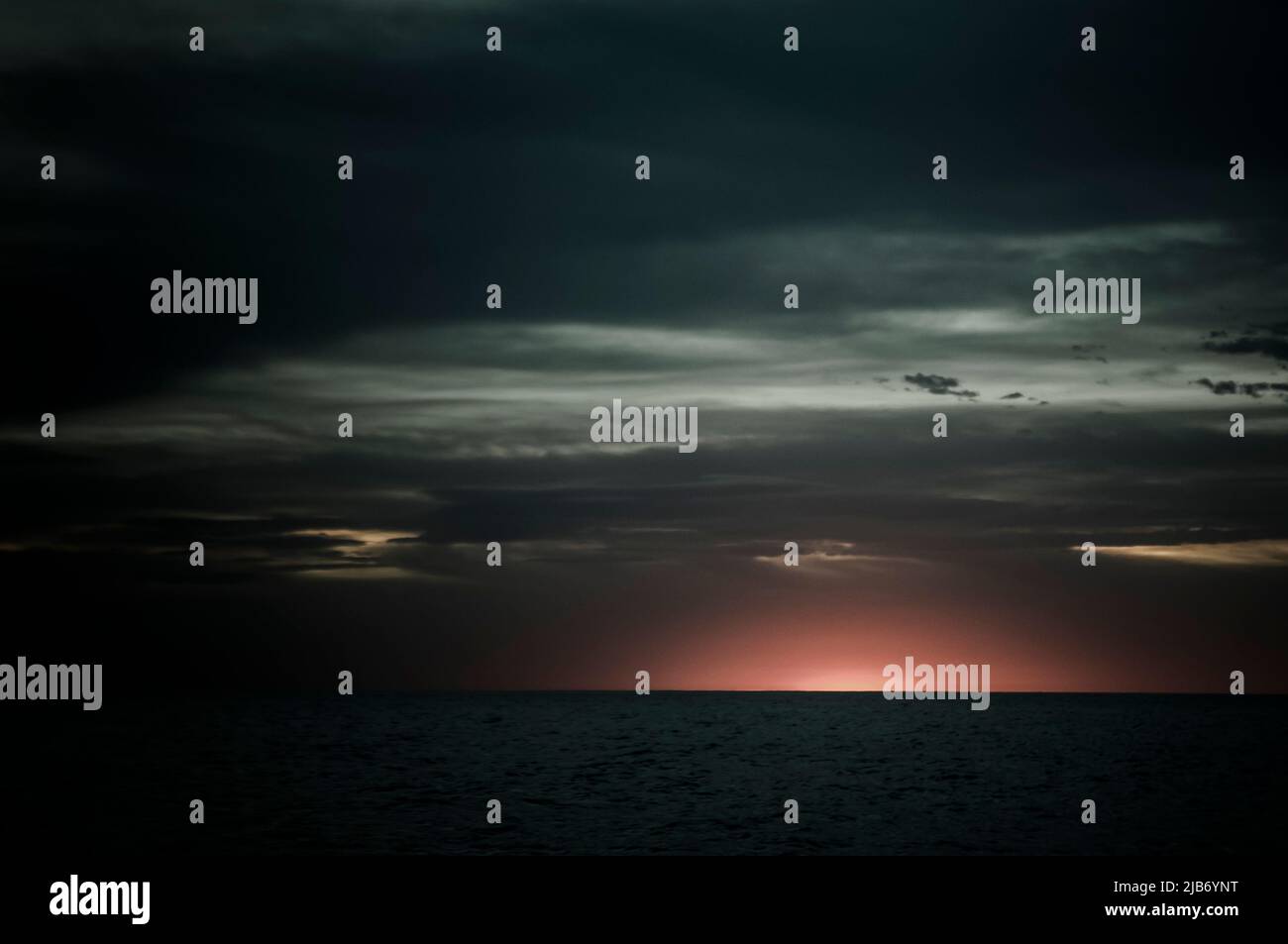 Ocean sunset landscape, Patagonia, Argentina Stock Photo - Alamy