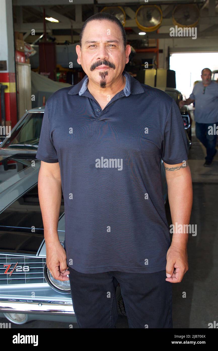 MIAMI, FL - JUNE 2: Emilio Rivera attends the unveiling of a "MAYANS MC ...