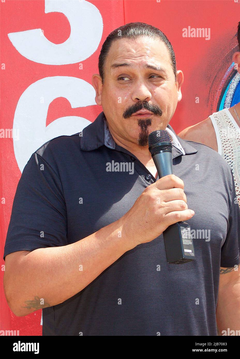 MIAMI, FL - JUNE 02: Emilio Rivera attends the unveiling of a "MAYANS ...