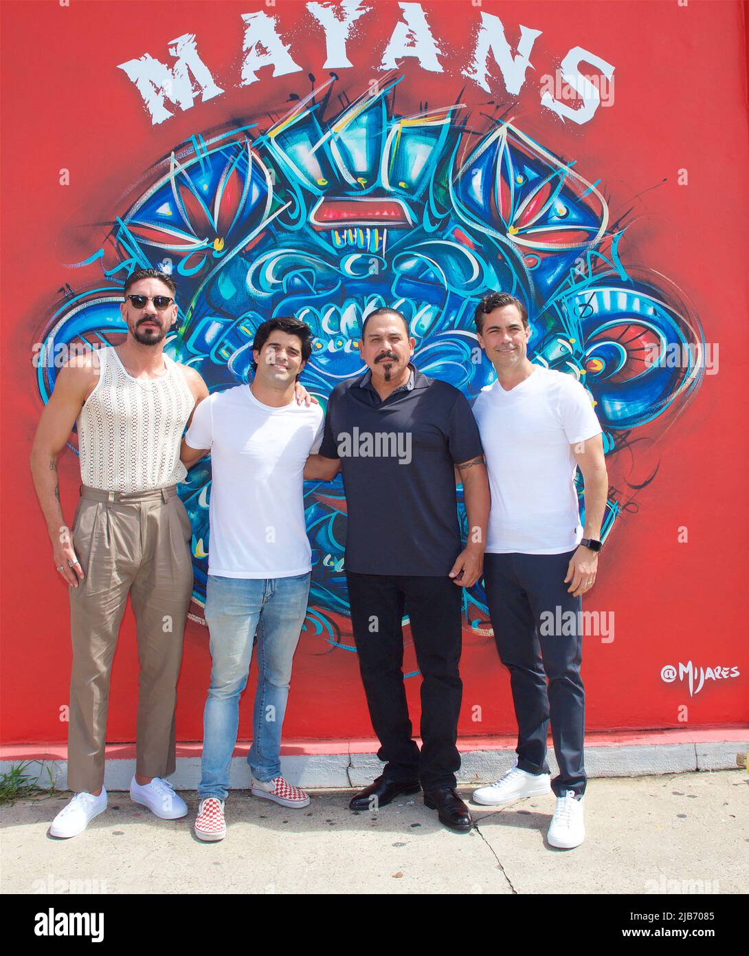 MIAMI, FL - JUNE 2: Clayton Rivera, Mijares, Emilio Rivera, Danny Pino ...
