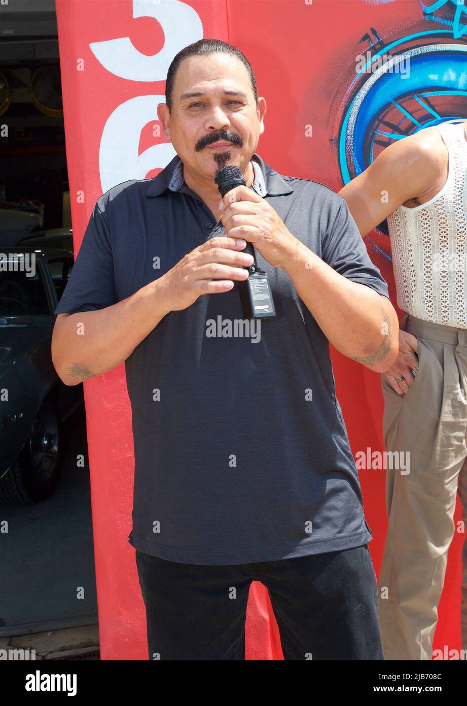 MIAMI, FL - JUNE 02: Emilio Rivera attends the unveiling of a "MAYANS ...