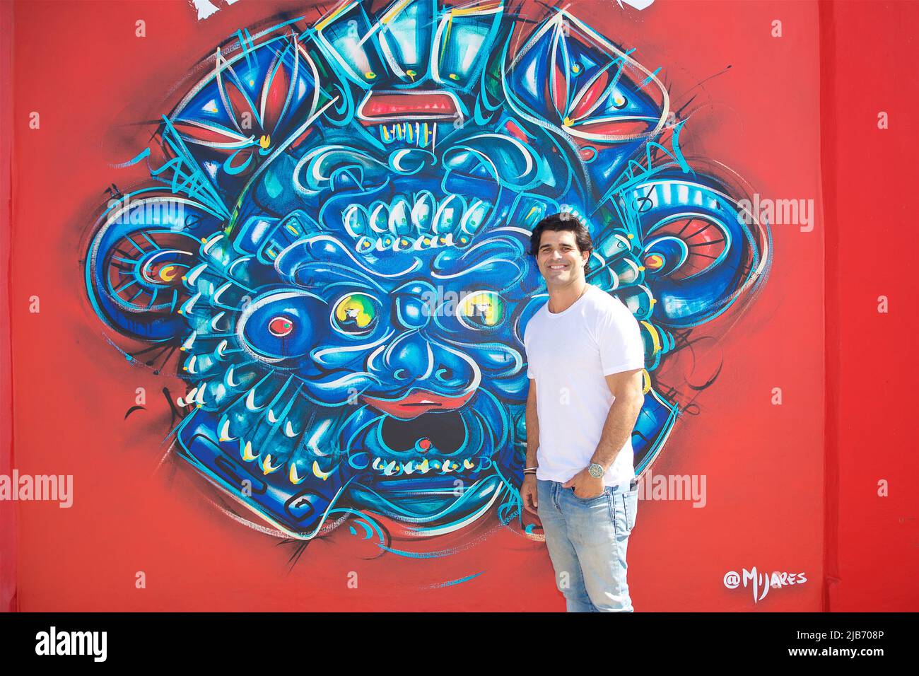 MIAMI, FL JUNE 2: Visual Artists Alexander Mijares attends to the ...