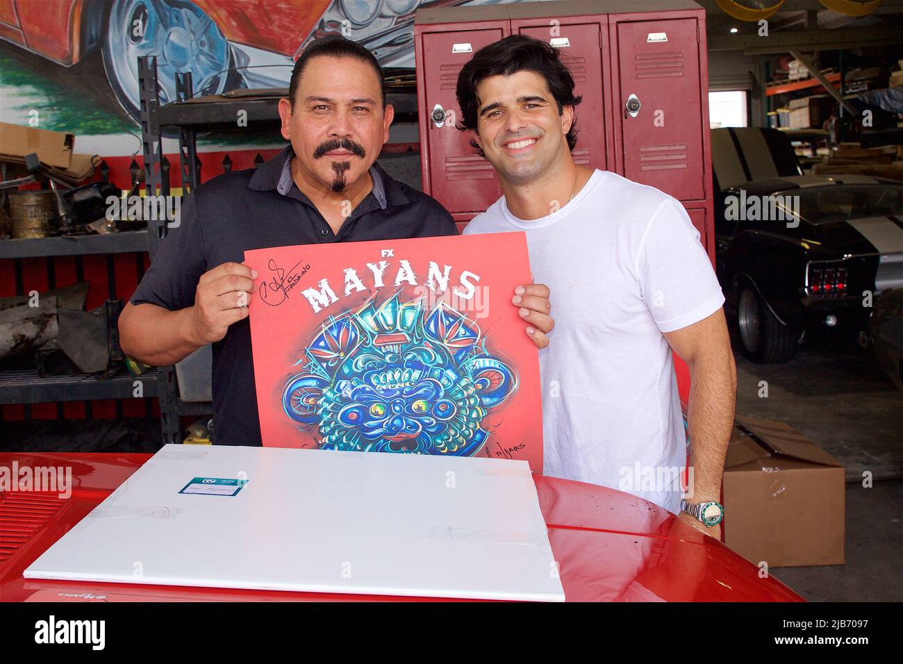 MIAMI, FL - JUNE 2: Emilio Rivera and Mijares attend the unveiling of a ...