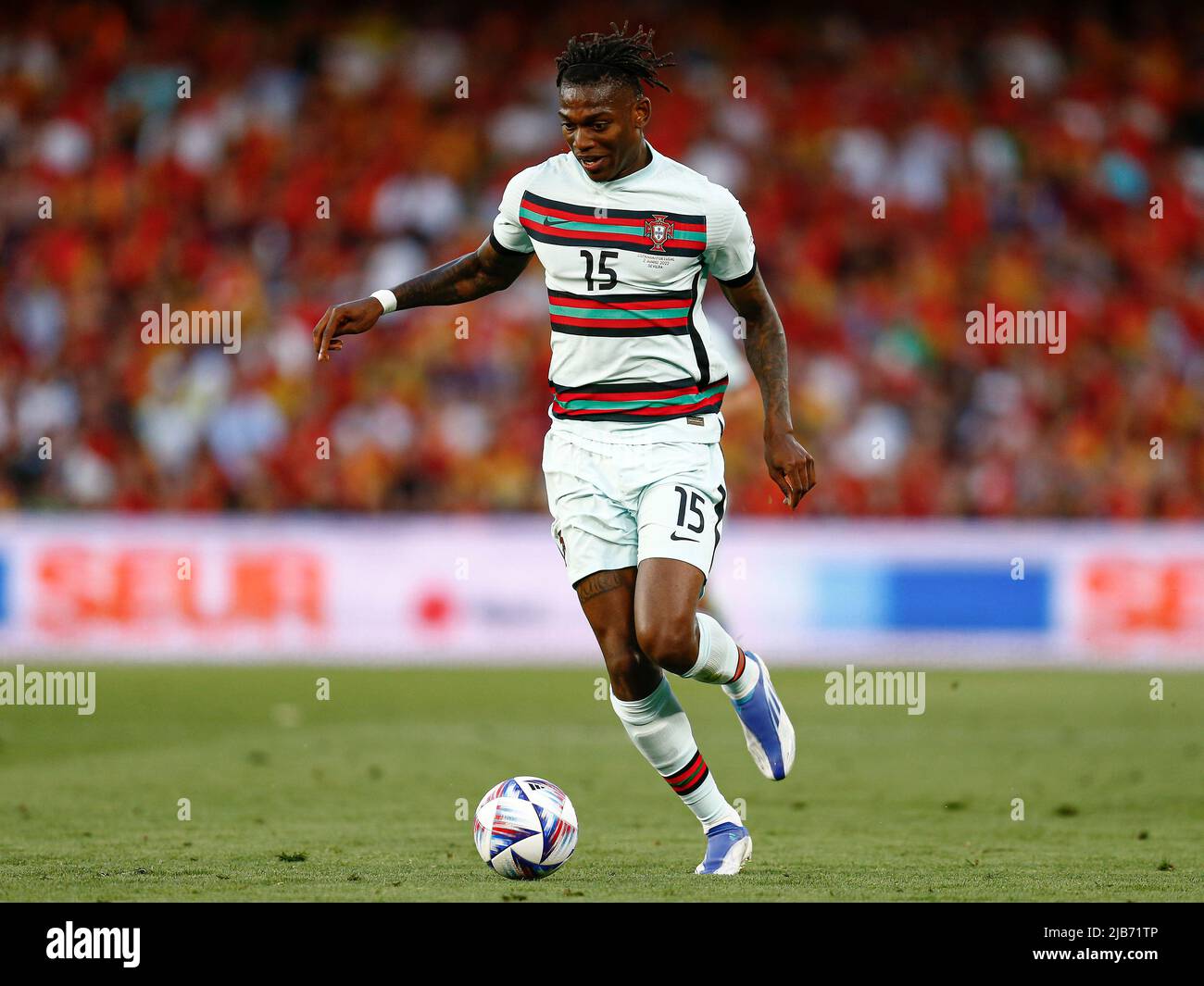 Rafael Leao of Portugal during the UEFA Nations League match between ...