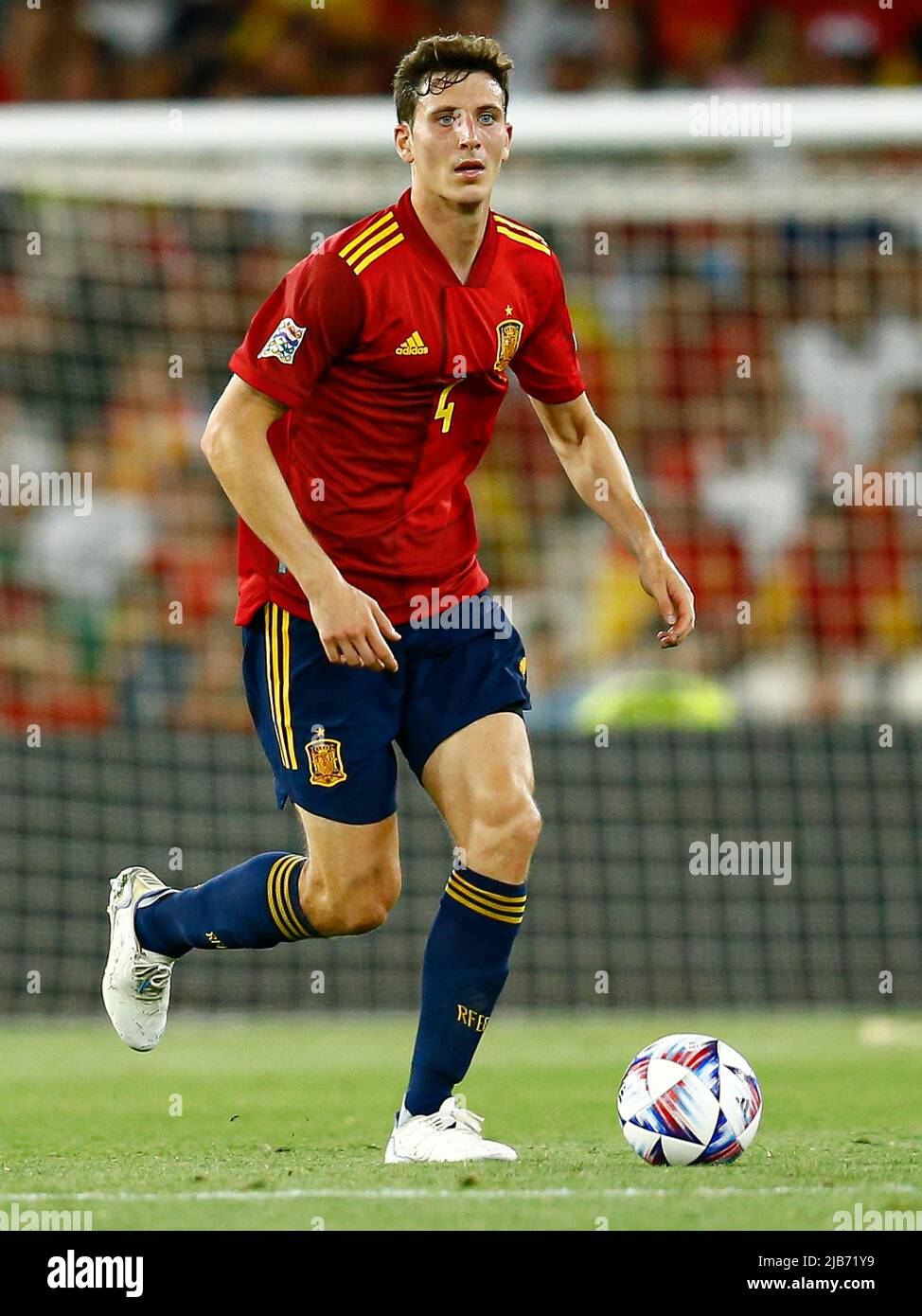 Pau Torres of Spain during the UEFA Nations League match between Spain ...
