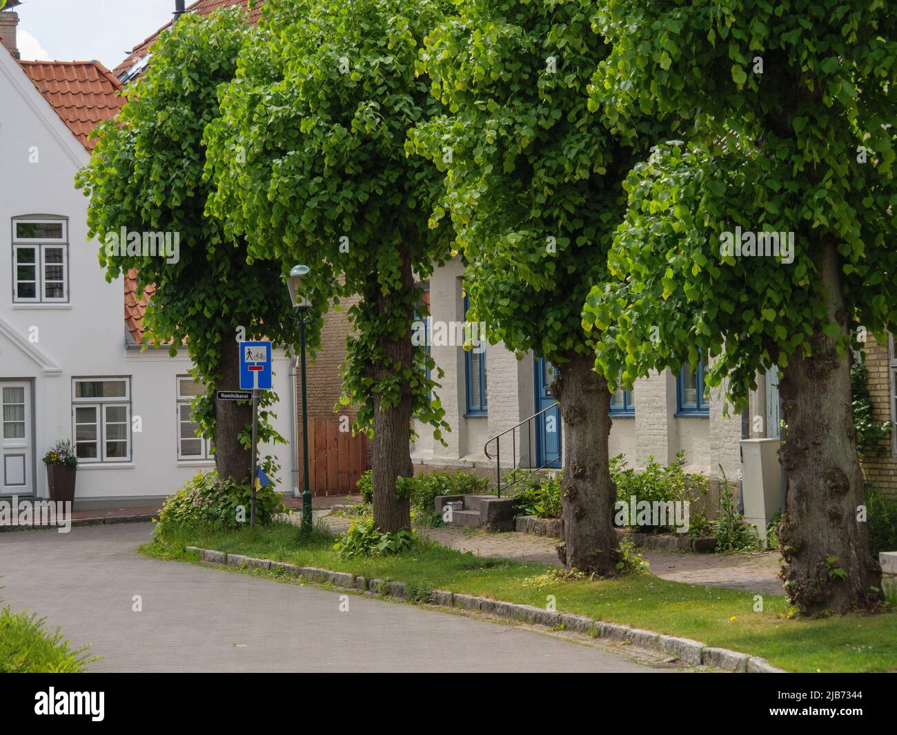 the small city of Arnis in germany Stock Photo - Alamy