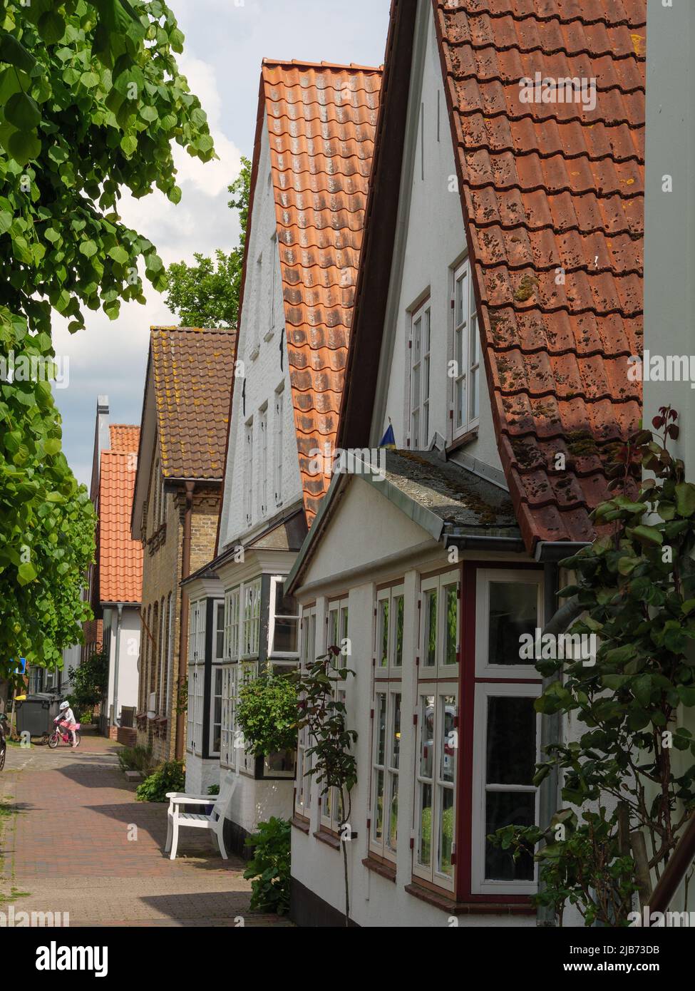 the small city of Arnis in germany Stock Photo - Alamy