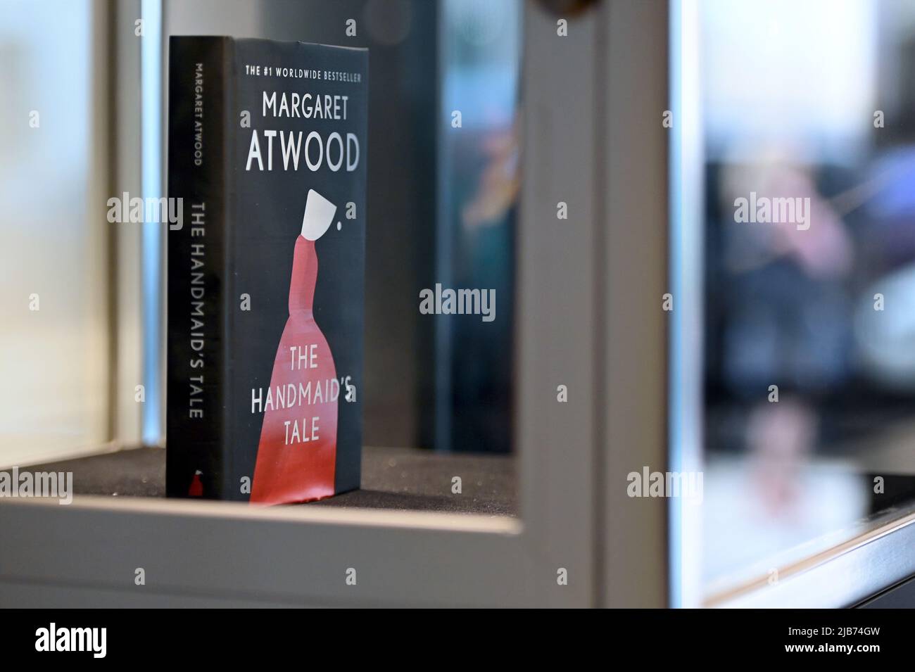 An “Unburnable” edition of author Margaret Atwood’s “The Handmaid’s ...