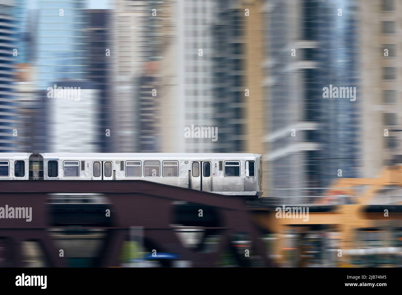 Chicago elevated railway hi-res stock photography and images - Alamy