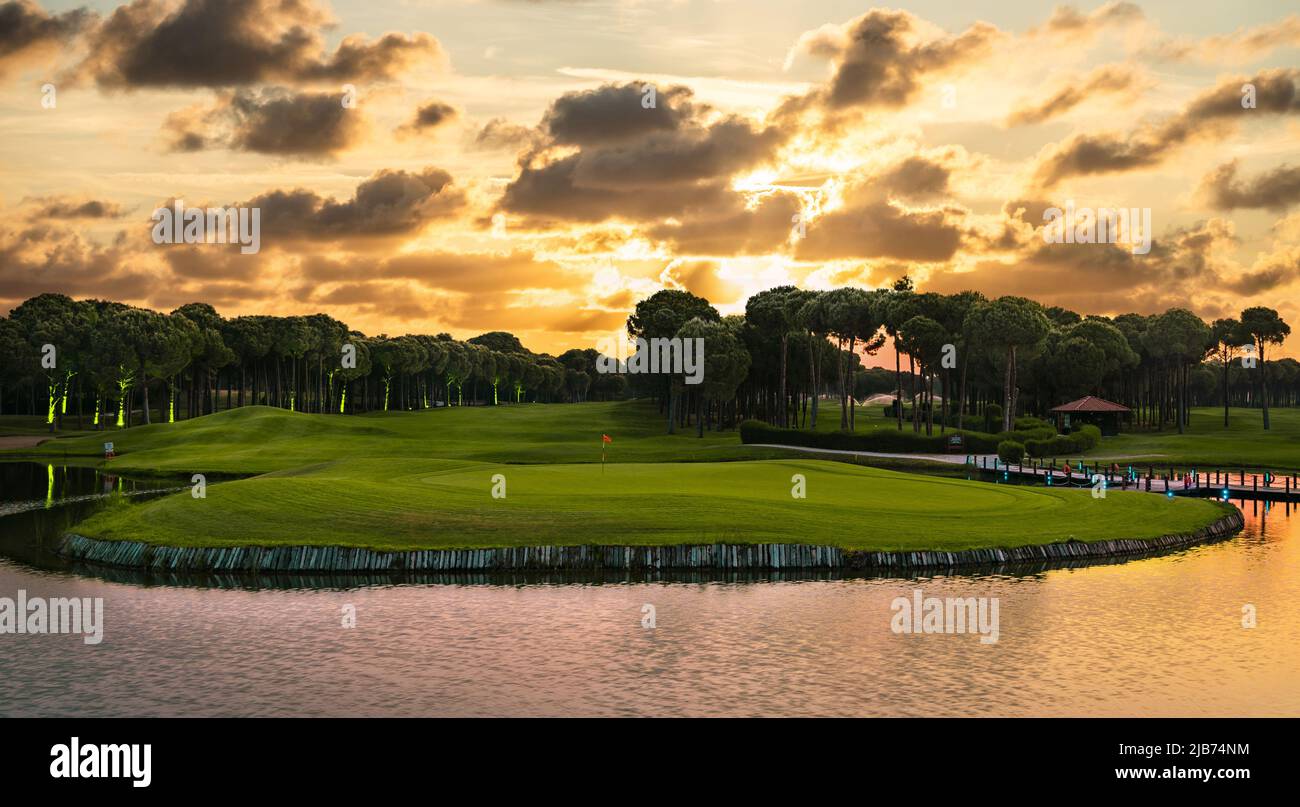 Golf course in belek hi-res stock photography and images - Alamy