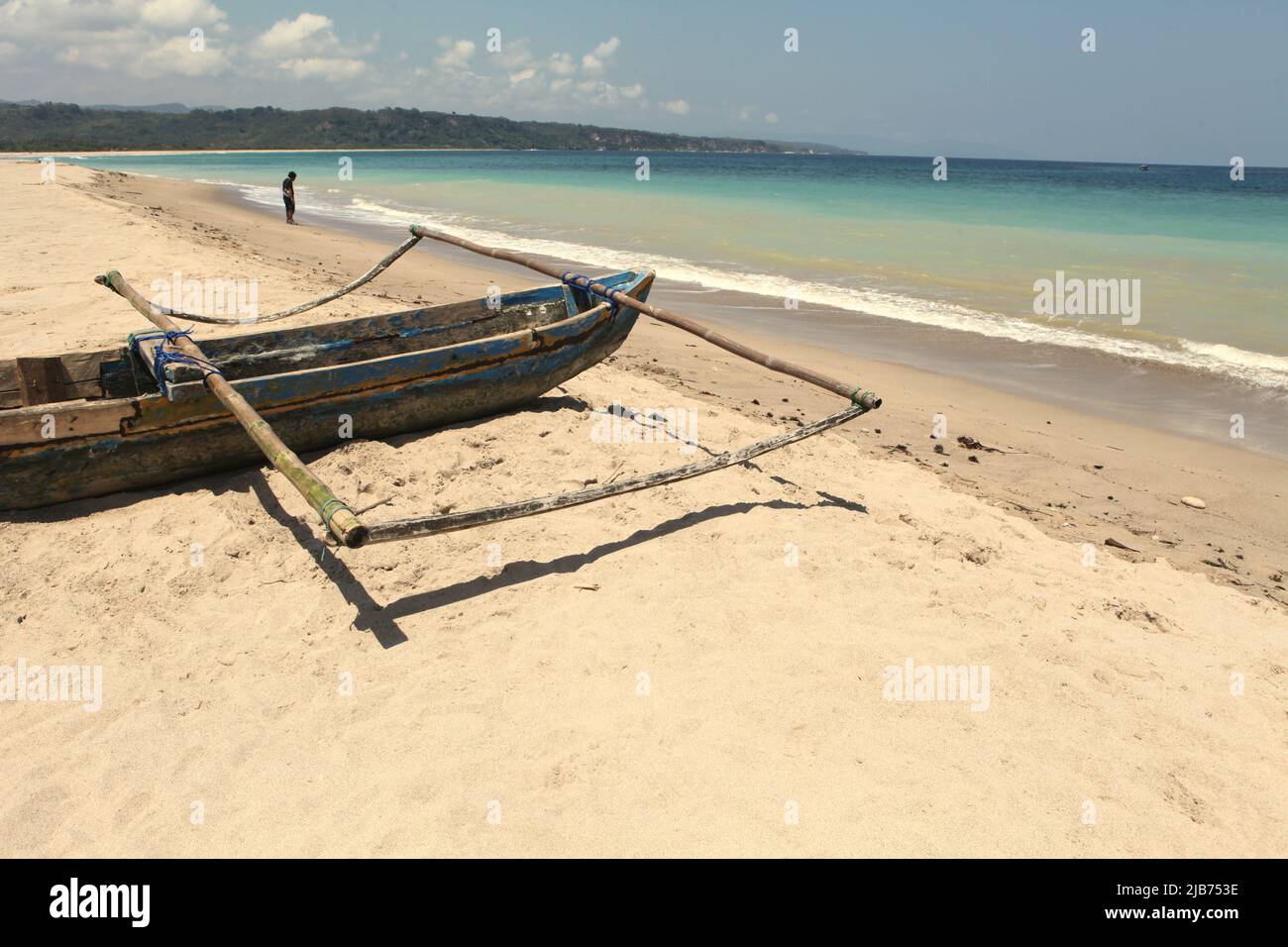 Landscape of Wanokaka beach in Wanokaka, West Sumba, East Nusa Tenggara ...