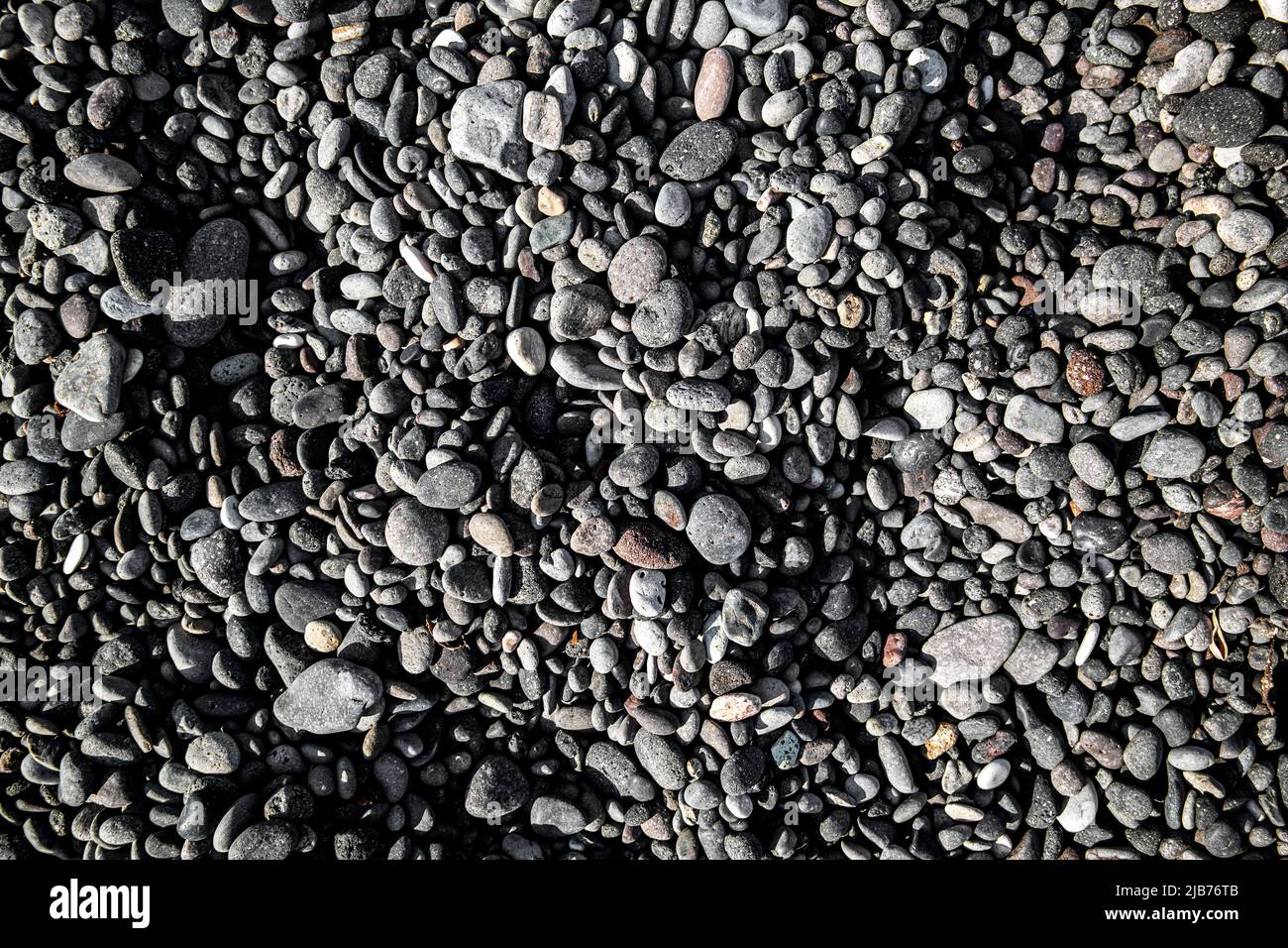 Smooth round pebbles texture background. Pebble sea beach close-up ...