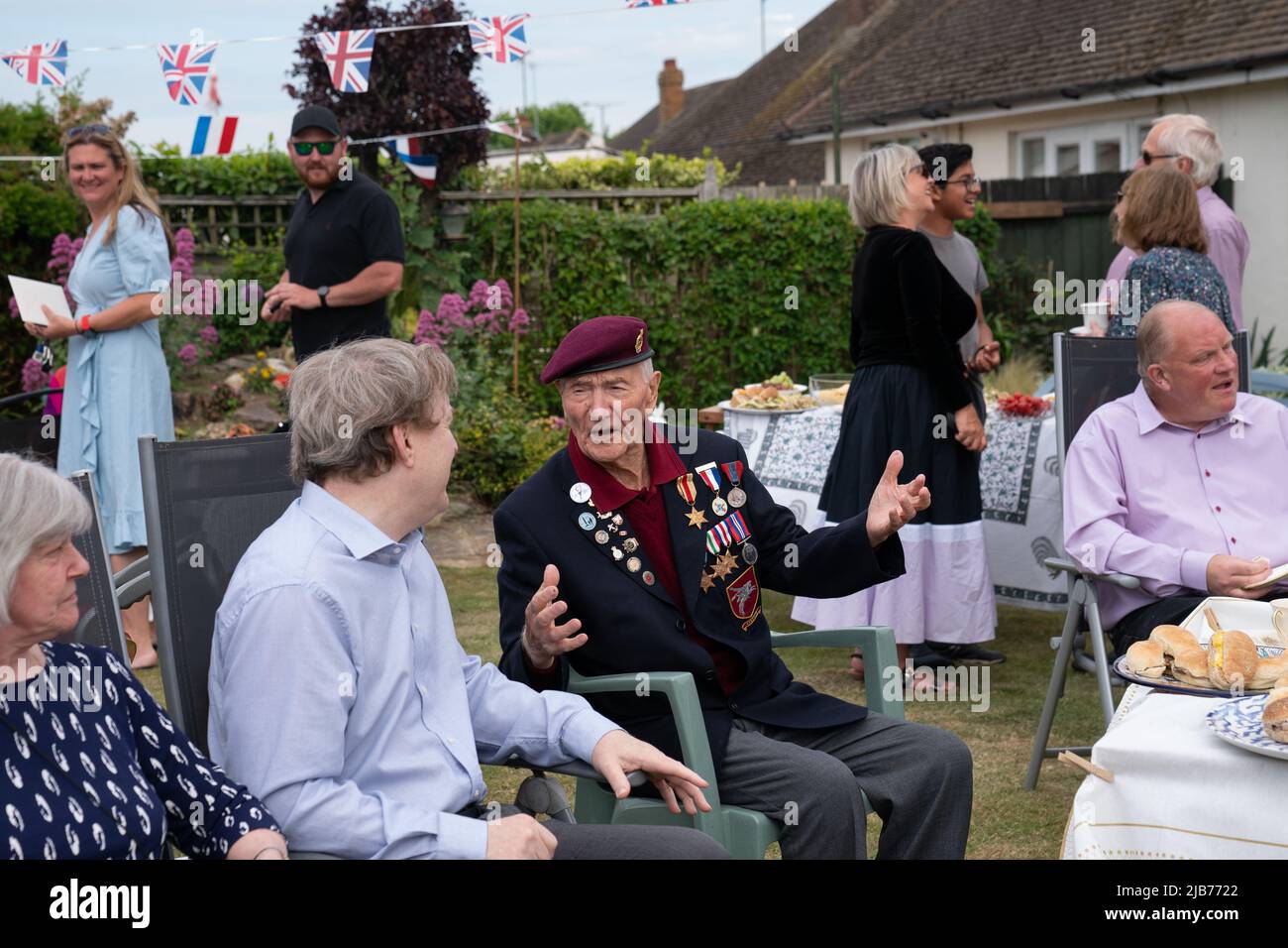 WWII veteran Alec Hall celebrating his 100th birthday with family and ...