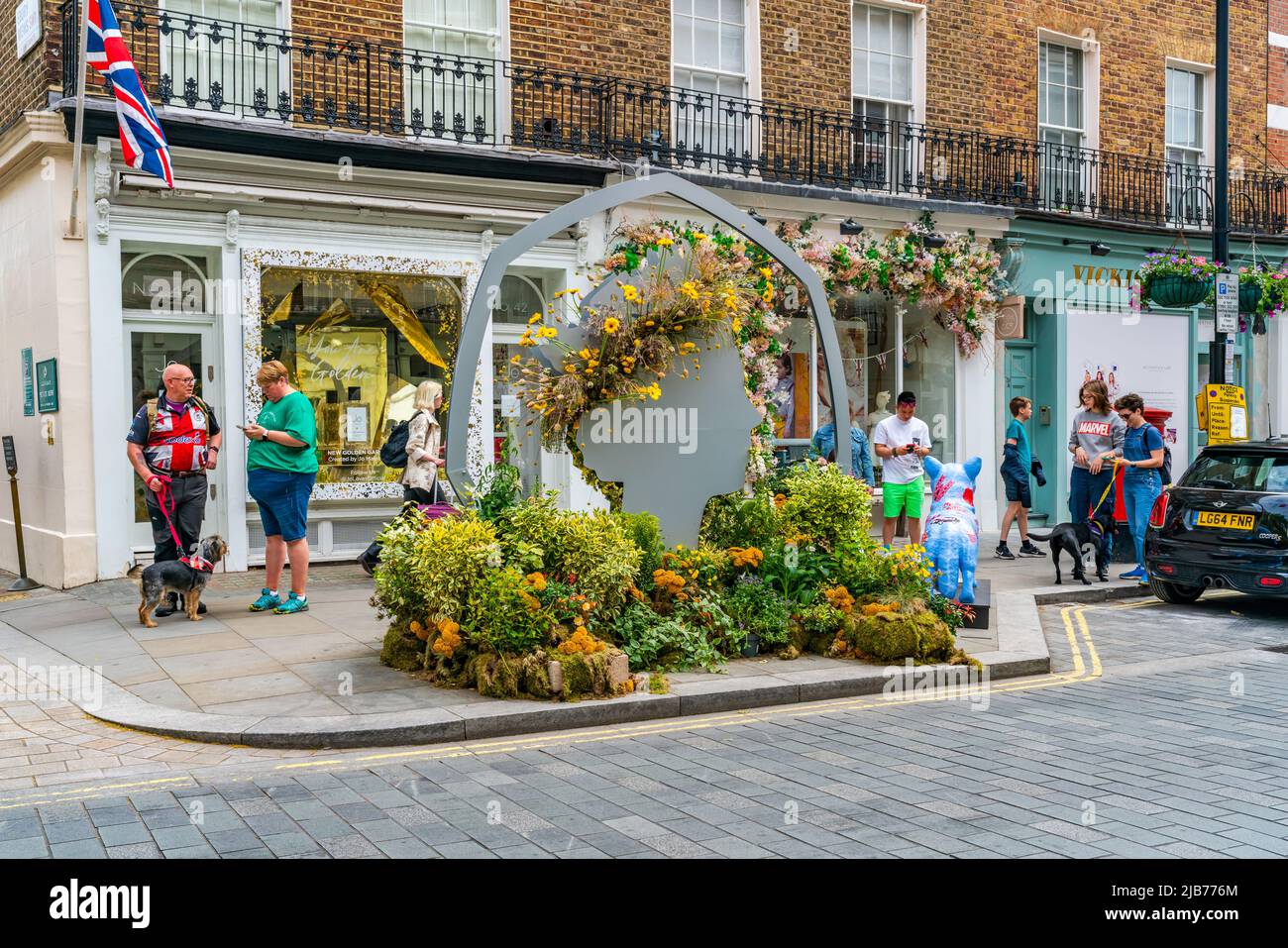 LONDON, UK - JUNE 03, 2022: Chelsea in Bloom is an annual floral ...
