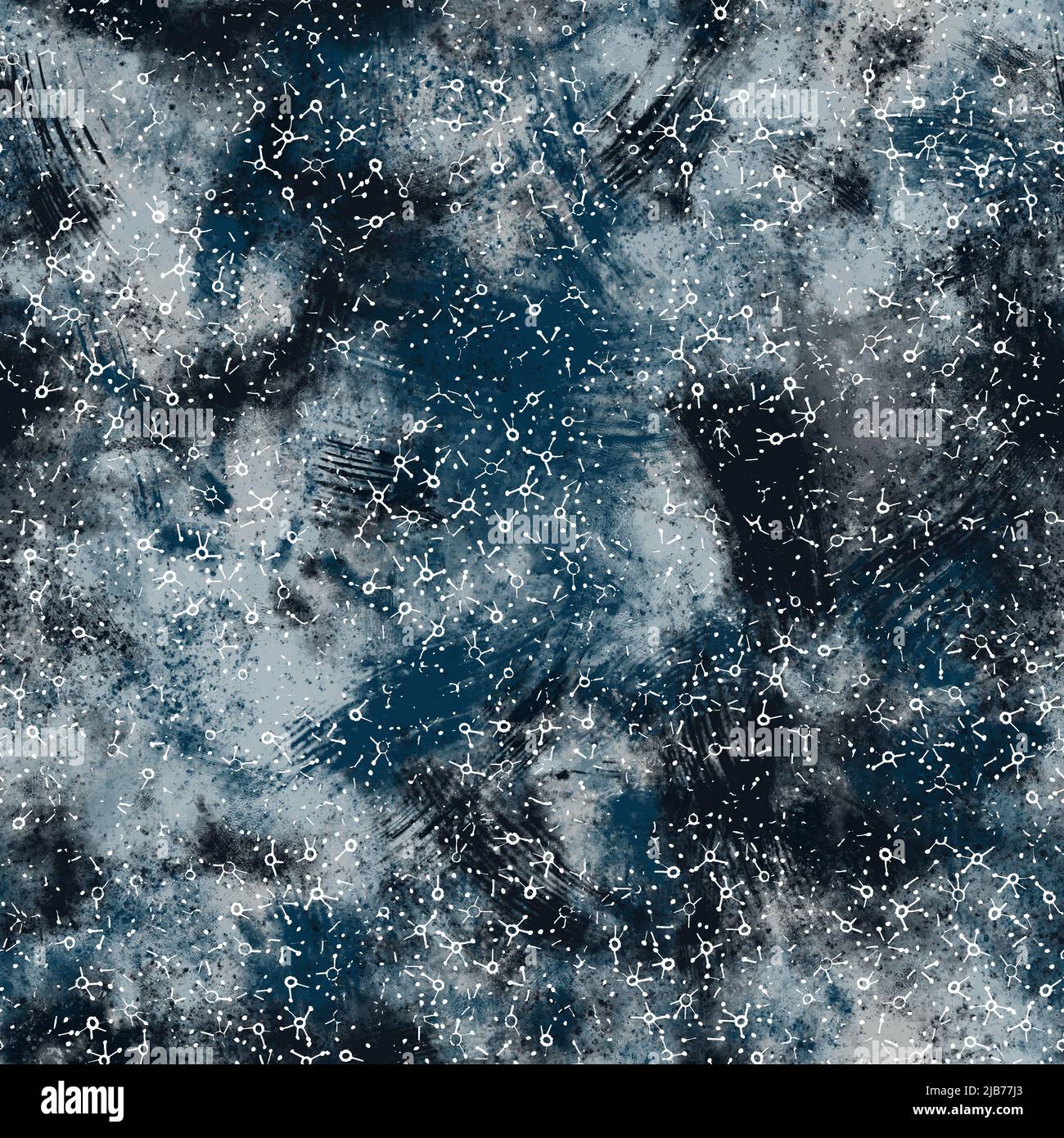 Seamless navy blue and white abstract grungy seamless surface pattern ...