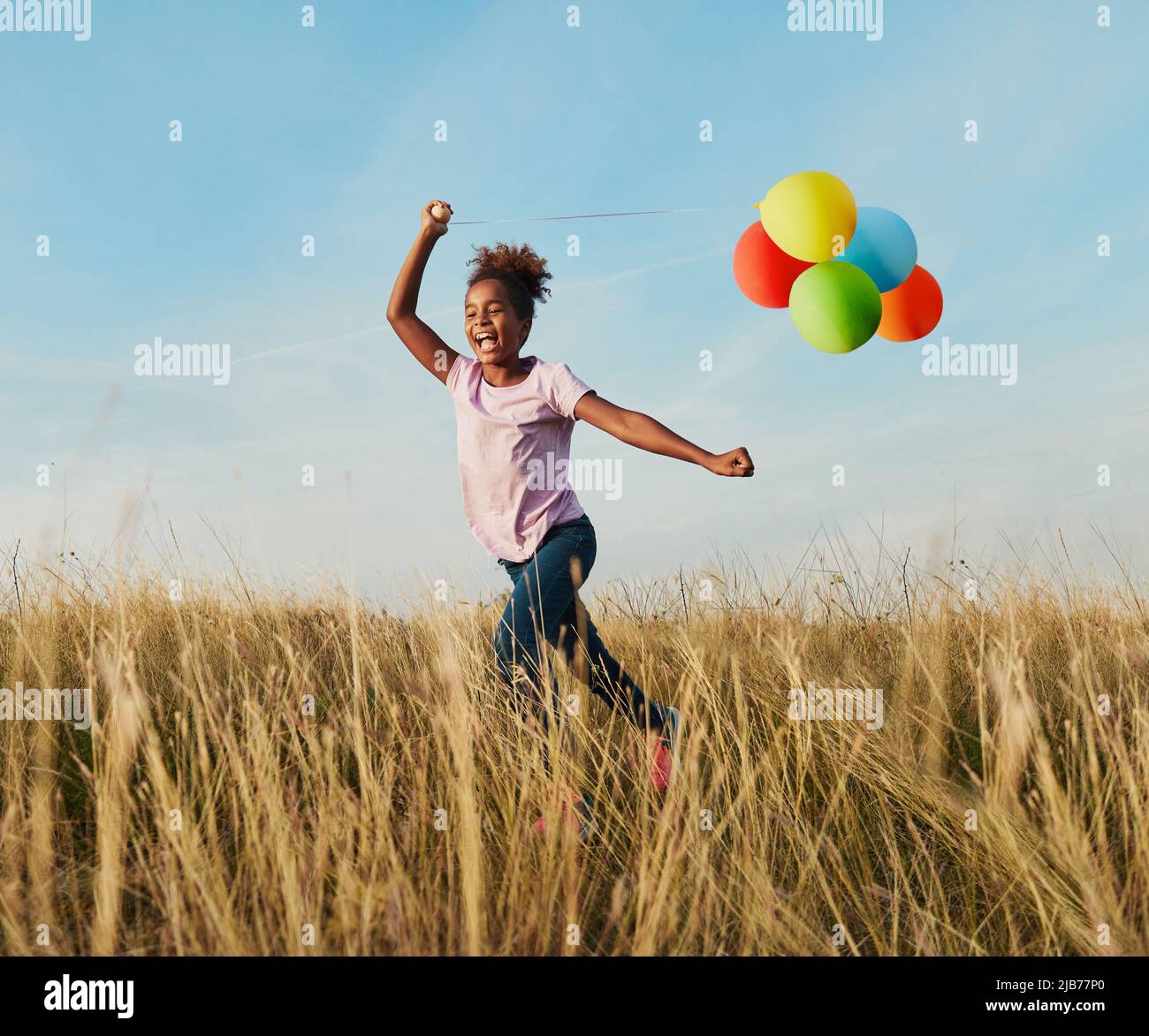Balloon running hi-res stock photography and images - Alamy