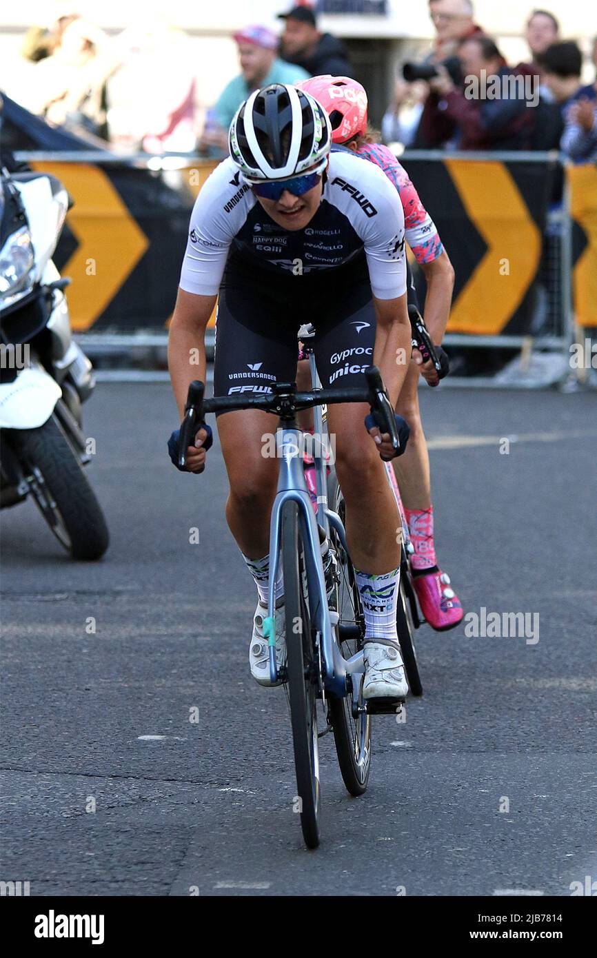 Ally Wollaston of New Zealand of team AG Insurance NXTG in the 2022 ...