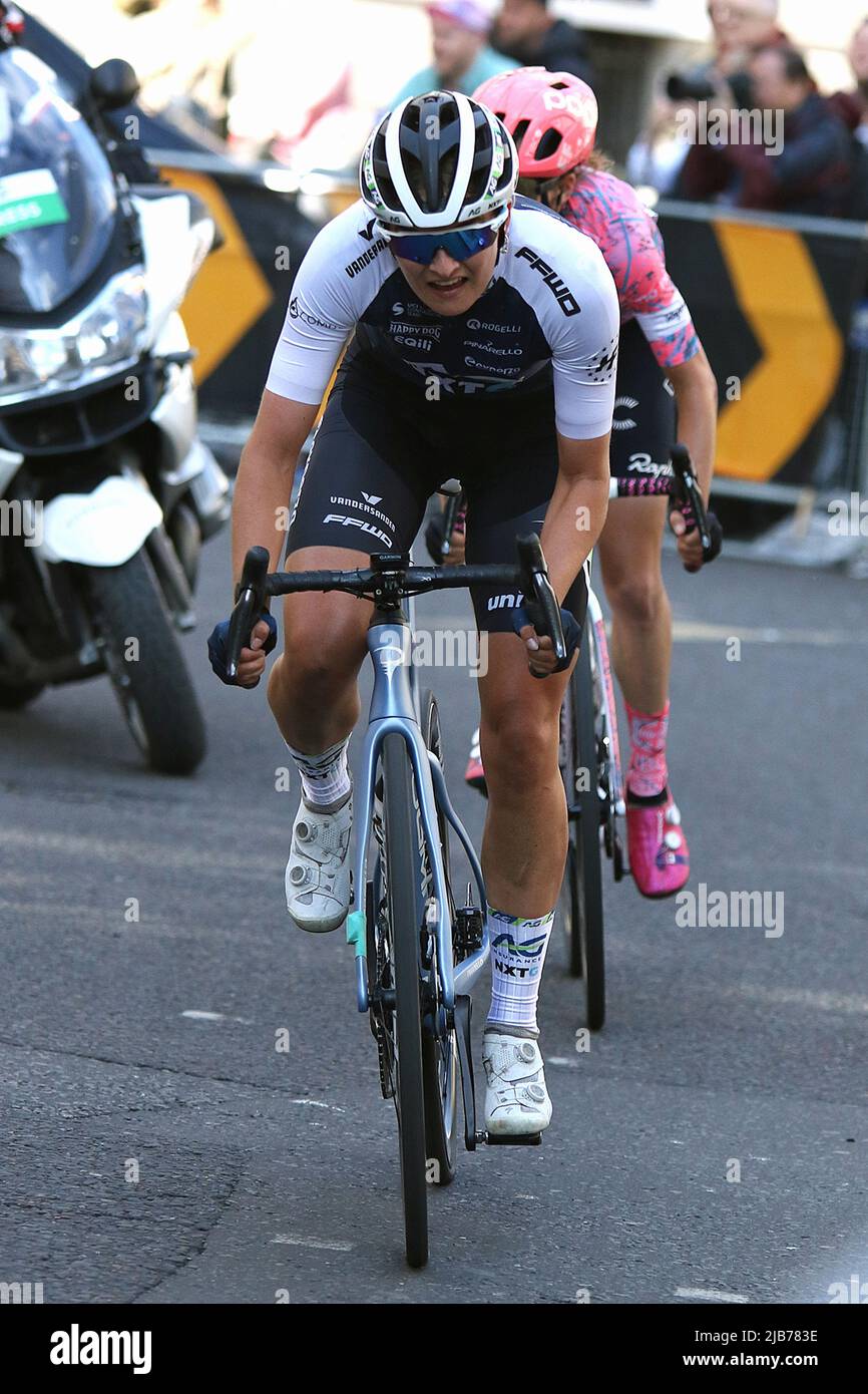 Ally Wollaston of New Zealand of team AG Insurance NXTG in the 2022 ...